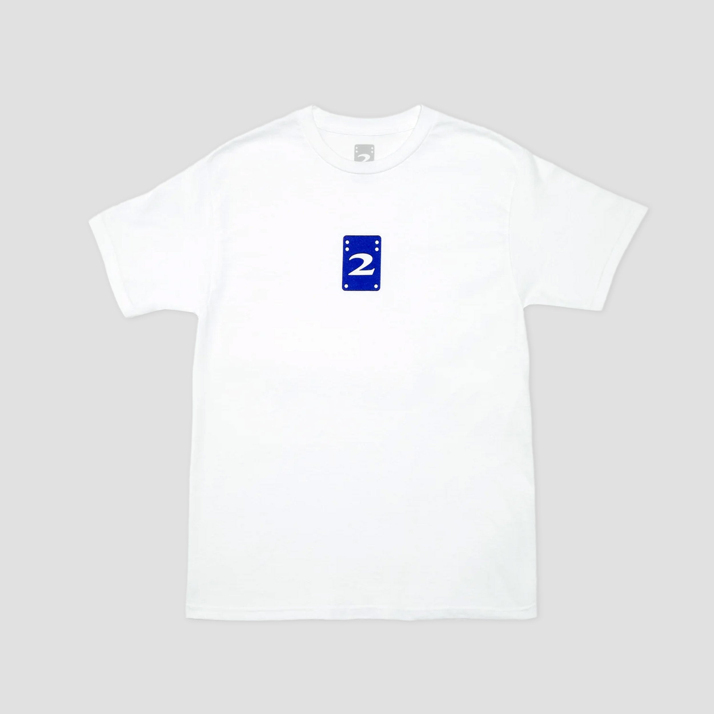 2 Riser Pads Logo T-Shirt White – Slam City Skates