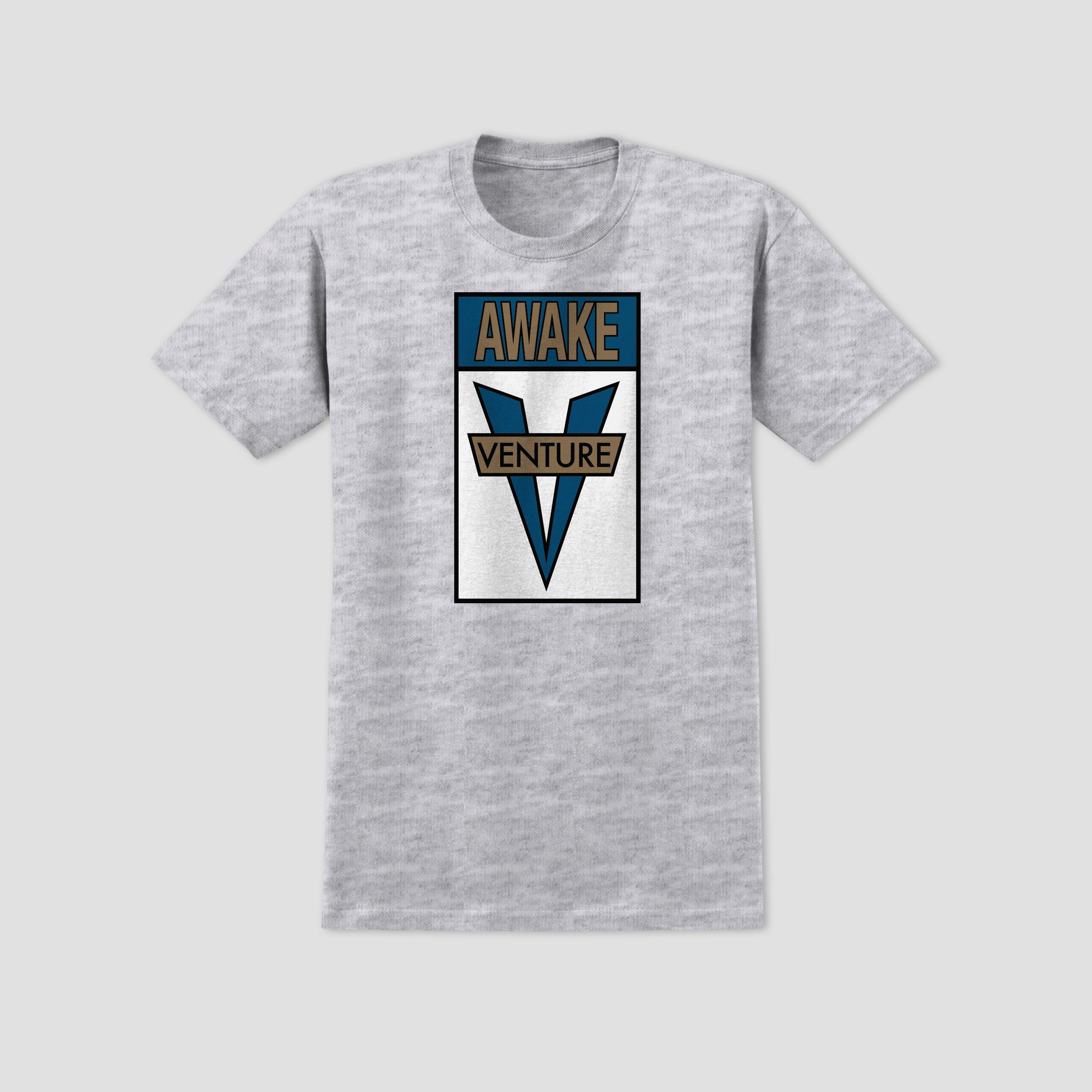 Venture Awake T-Shirt Ash – Slam City Skates