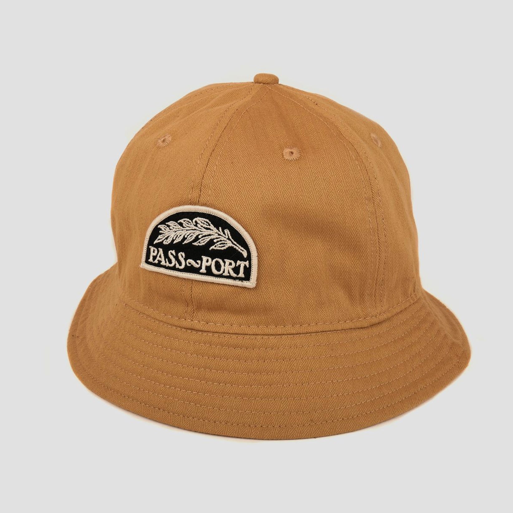 Passport Quill Patch 6 Panel Bucket Cap Tan – Slam City Skates