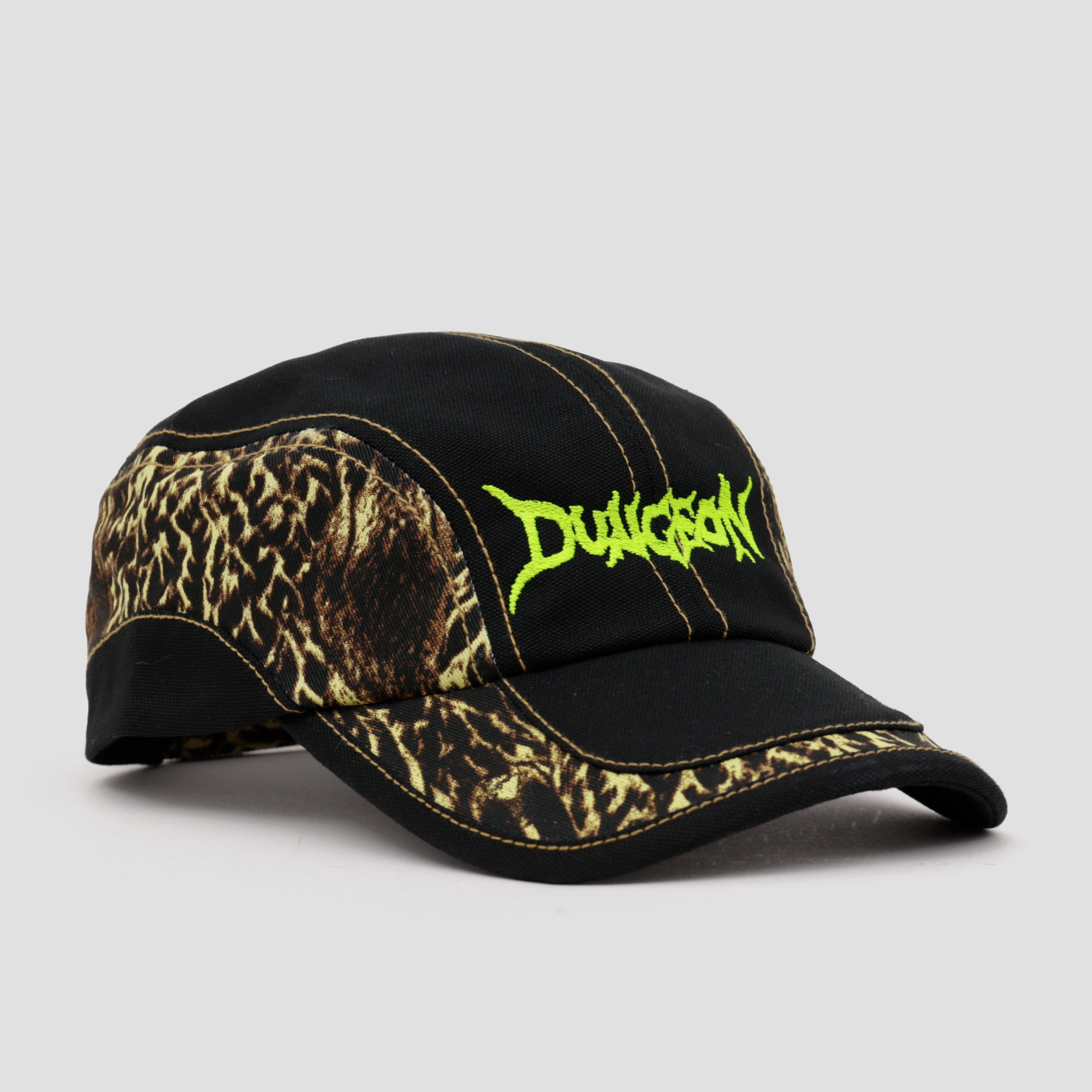 Dungeon Scrawl Logo Duck Canvas Cap Camo Swirl – Slam City Skates