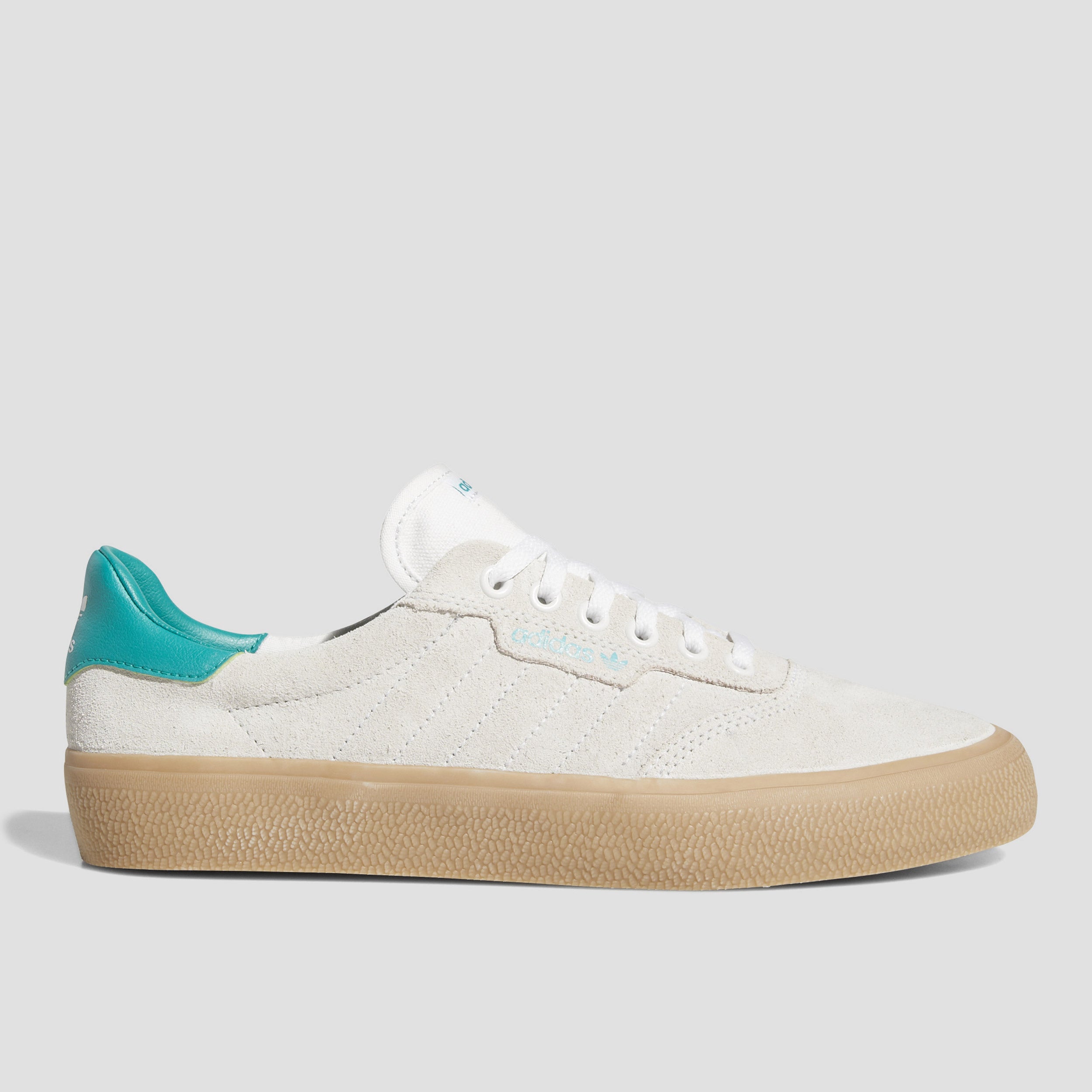 adidas 3MC Skate Shoes Chalk White / Glory Green / Gum – Slam City Skates