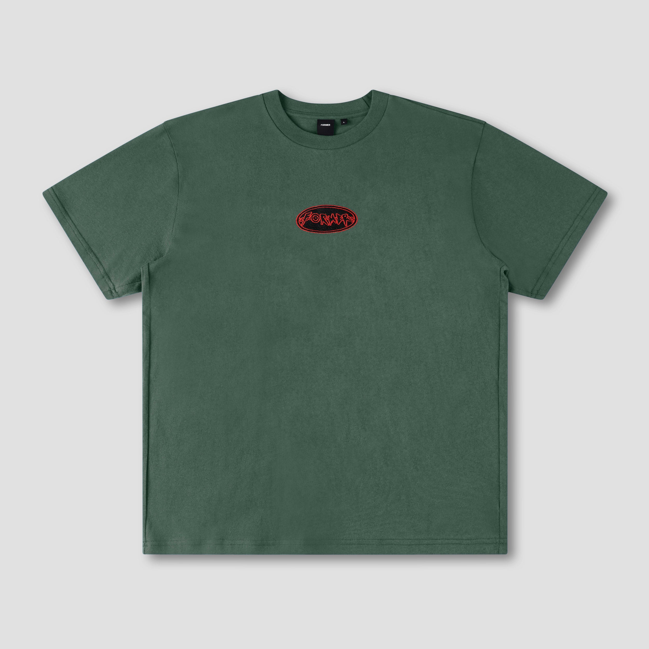 Former Flatline T-Shirt Washed Green – Slam City Skates