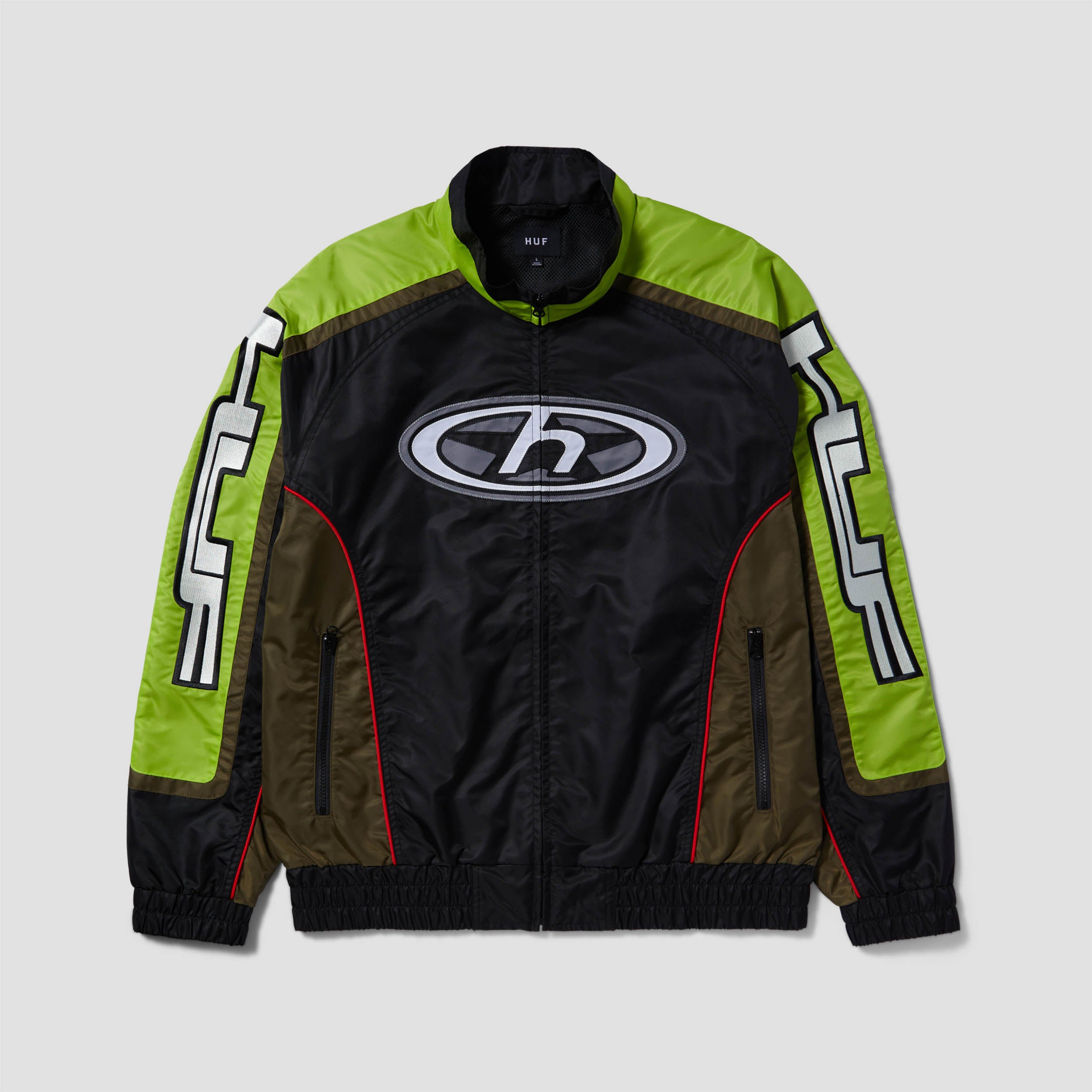 HUF Moto Jacket Black – Slam City Skates