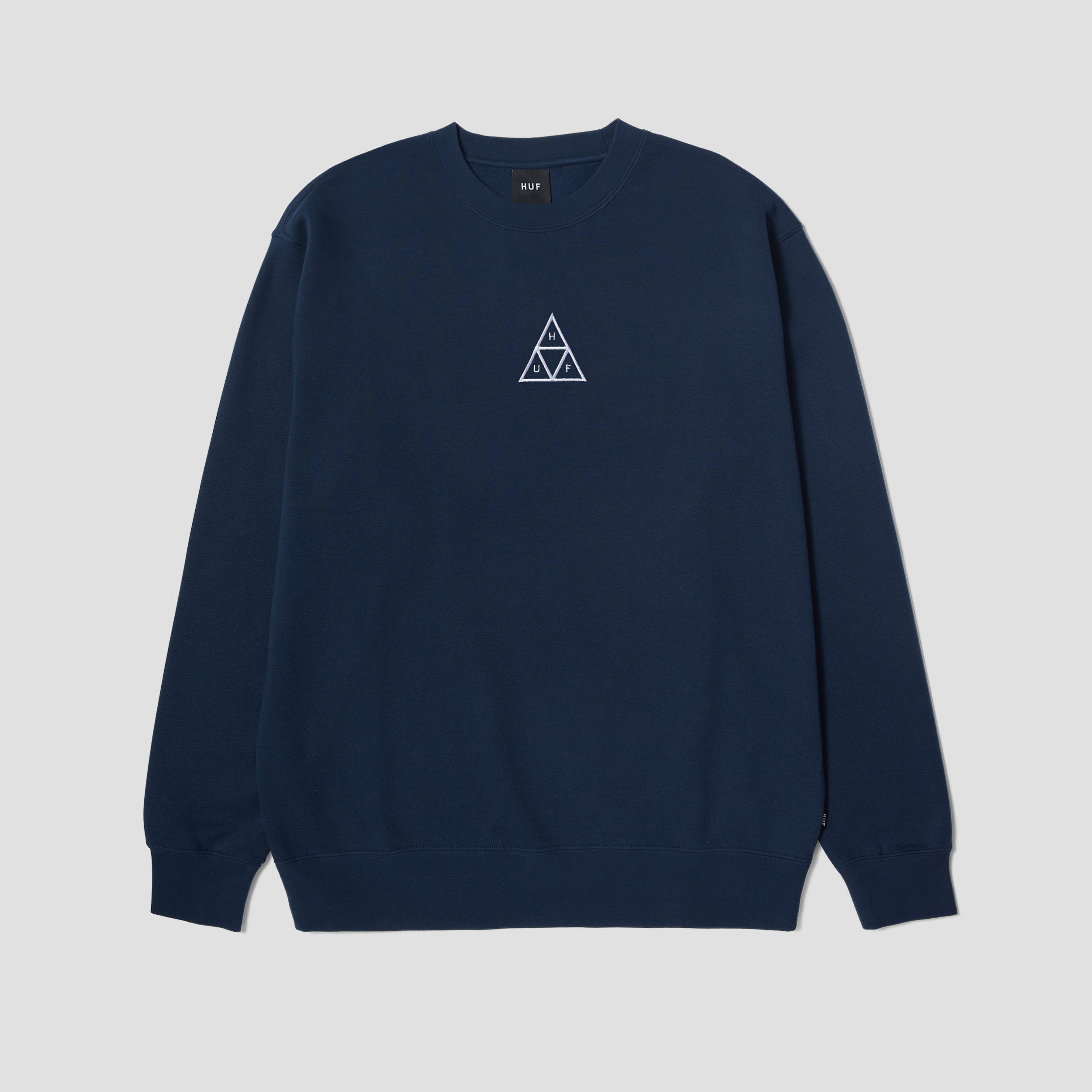 HUF Set Triple Triangle Crewneck Nightshade – Slam City Skates