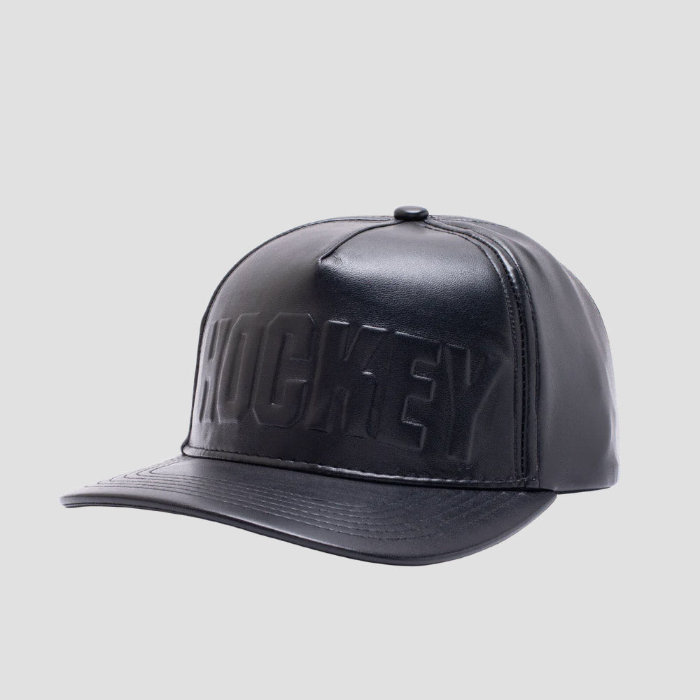 Hockey Leather Embossed Hat Black – Slam City Skates