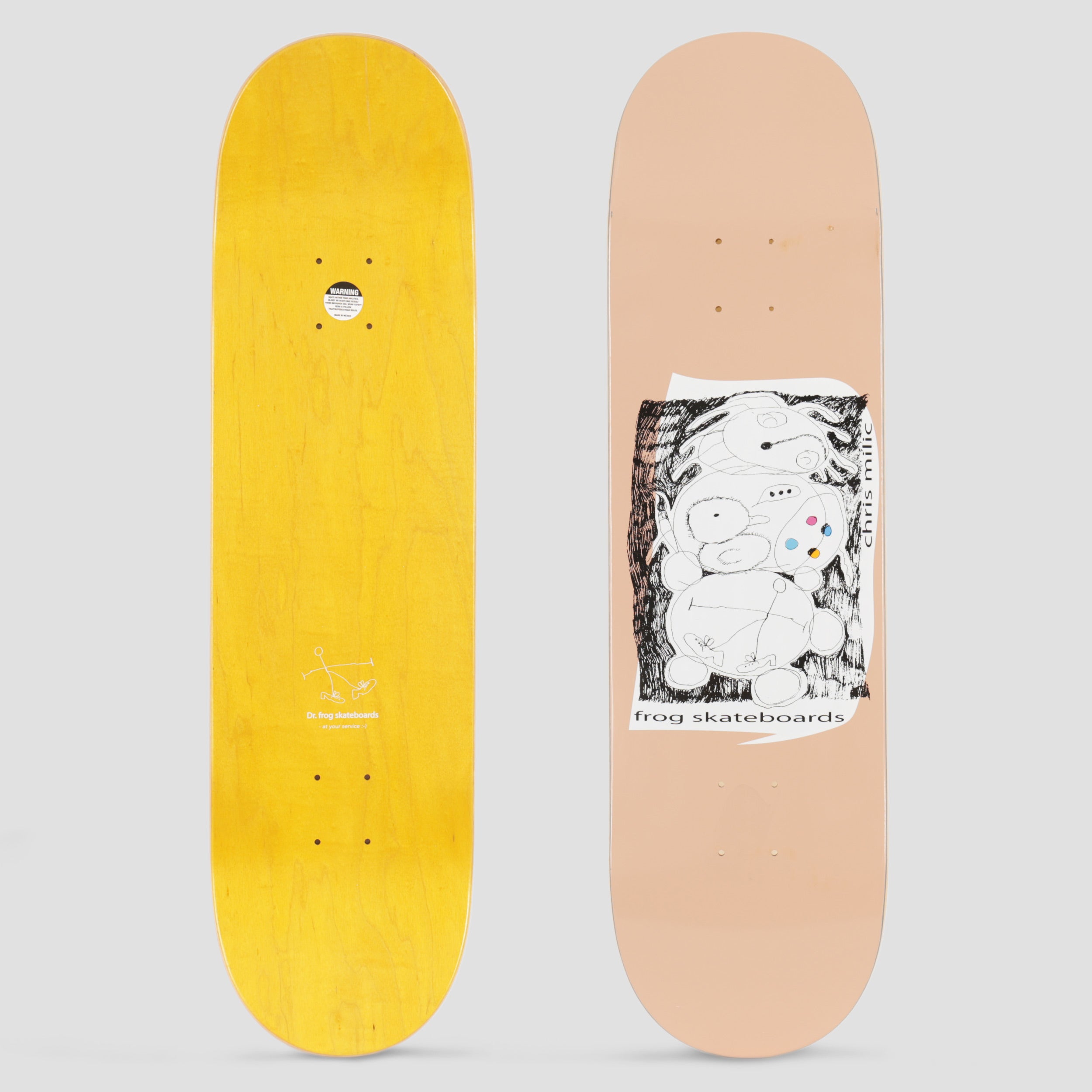 Frog 8.38 Chris Milic Secret Room Skateboard Deck – Slam City Skates