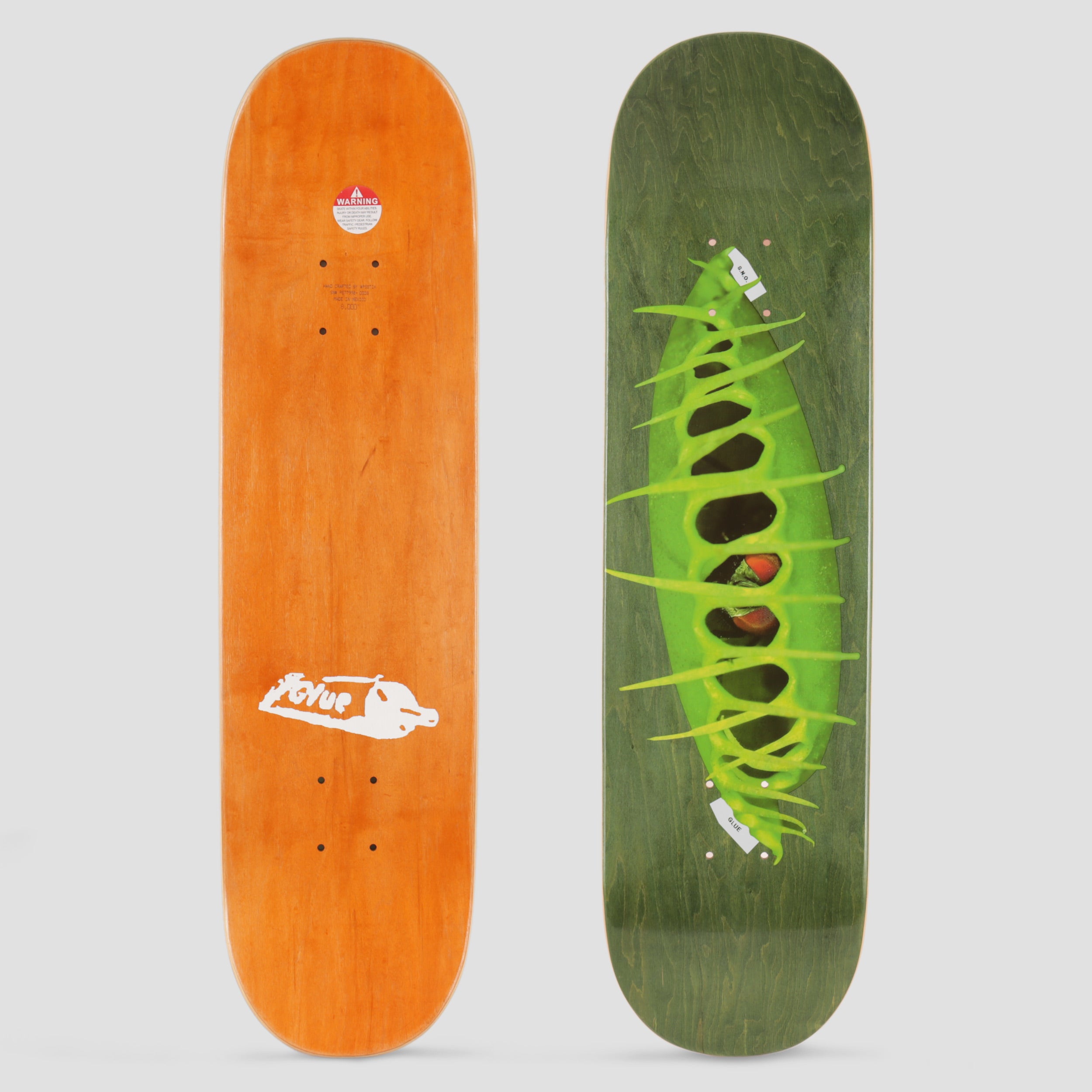 Glue 8.25 Ostrowski Fly Trap 2 Skateboard Deck – Slam City Skates