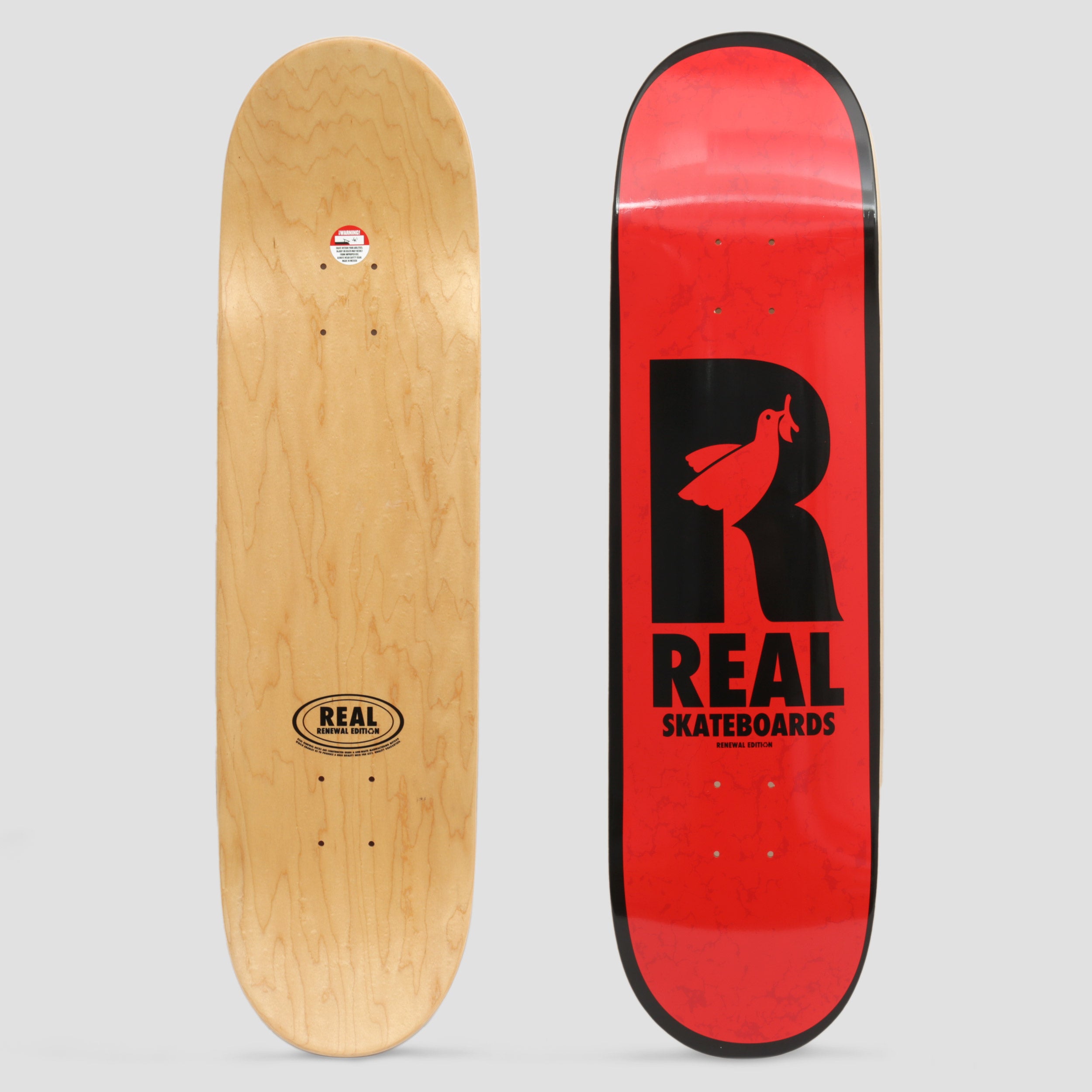 Real 8.5 PP Renewal Doves Skateboard Deck Red – Slam City Skates