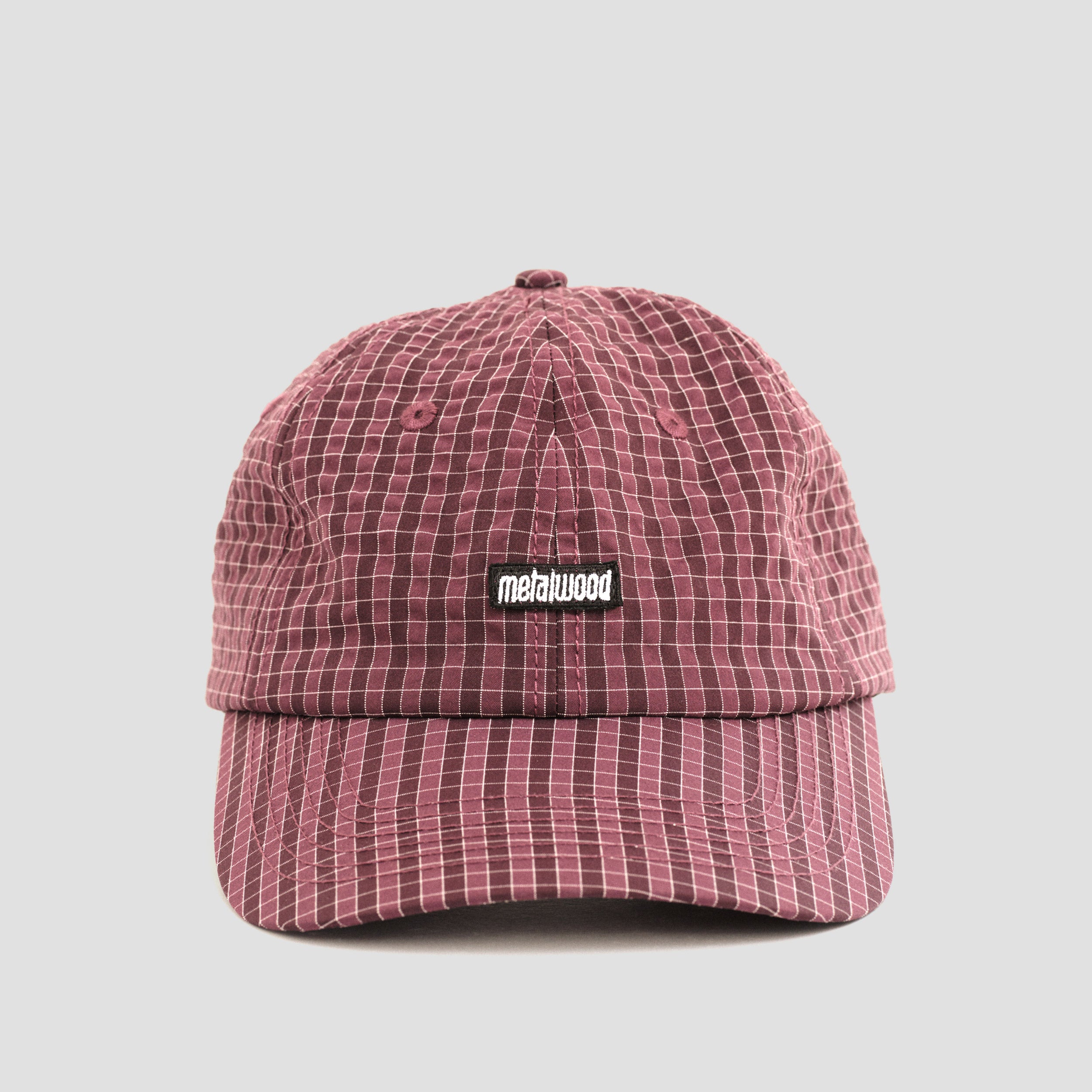 Metalwood Mini Metal Logo Dad Cap Plum – Slam City Skates