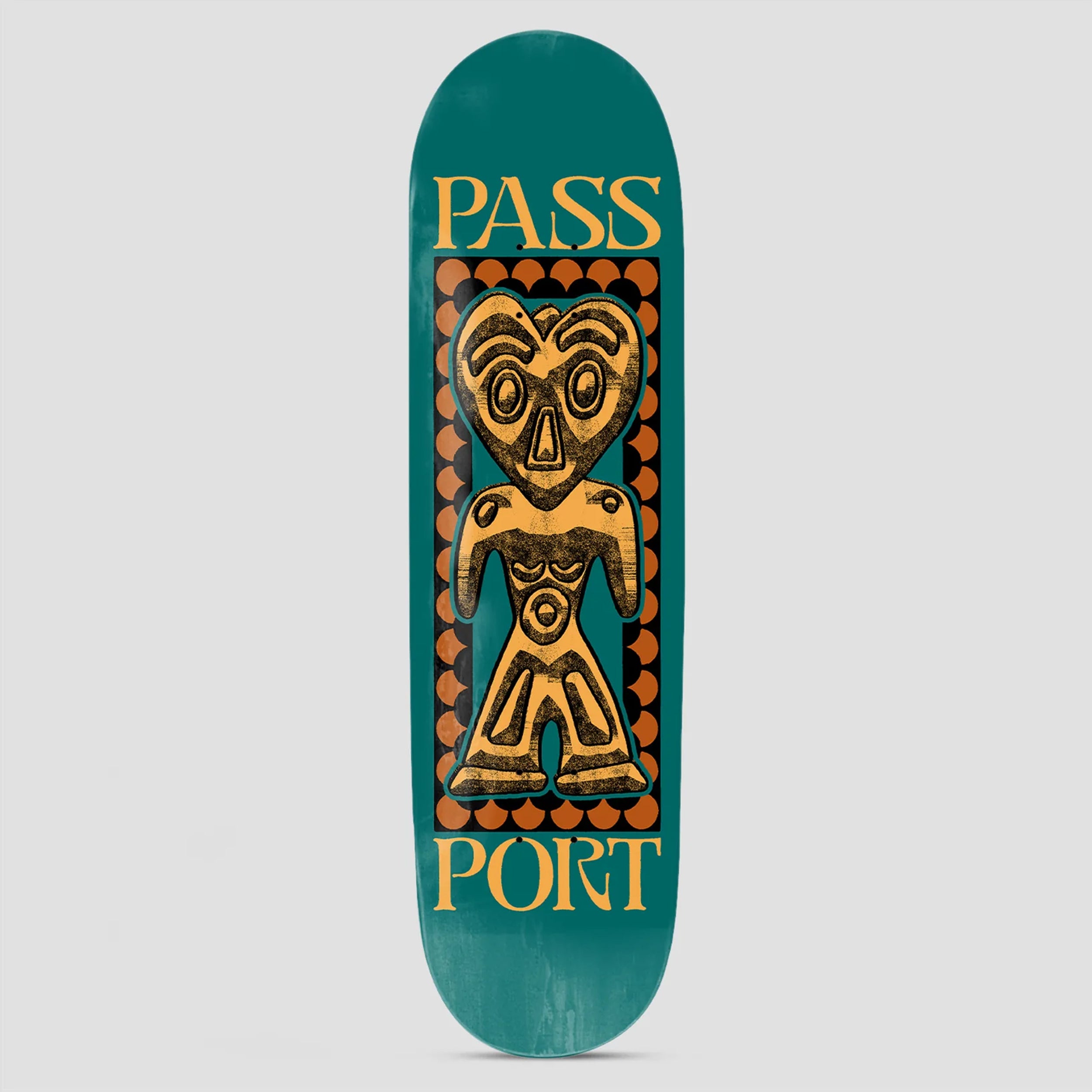 Passport 8 Dogu Series Heart Head Skateboard Deck – Slam City Skates