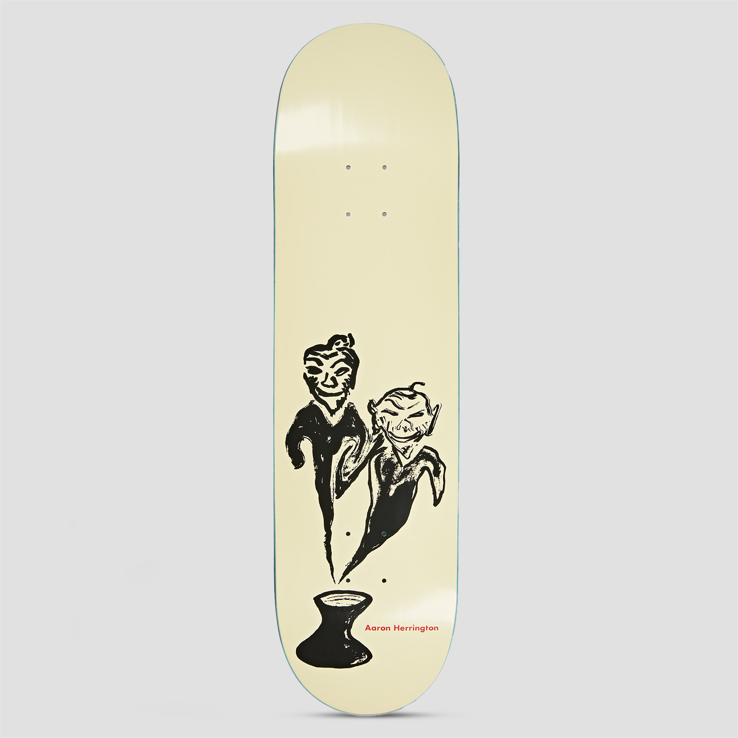 Polar 8.5 Aaron Herrington Pot Demons Yellow Skateboard Deck – Slam ...