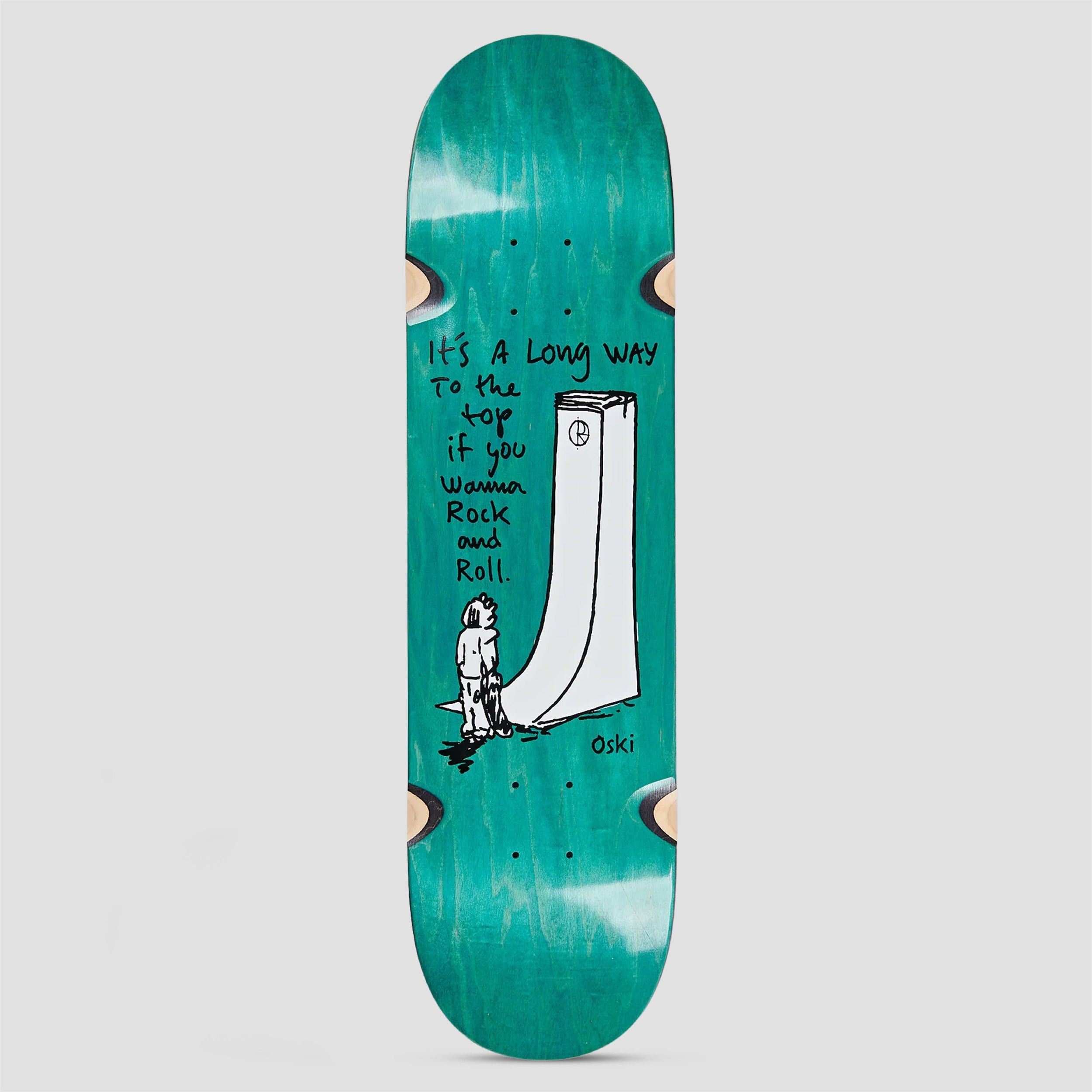 Polar 8.25 Oskar Rozenberg Rock & Roll Wheel Wells Skateboard Deck ...