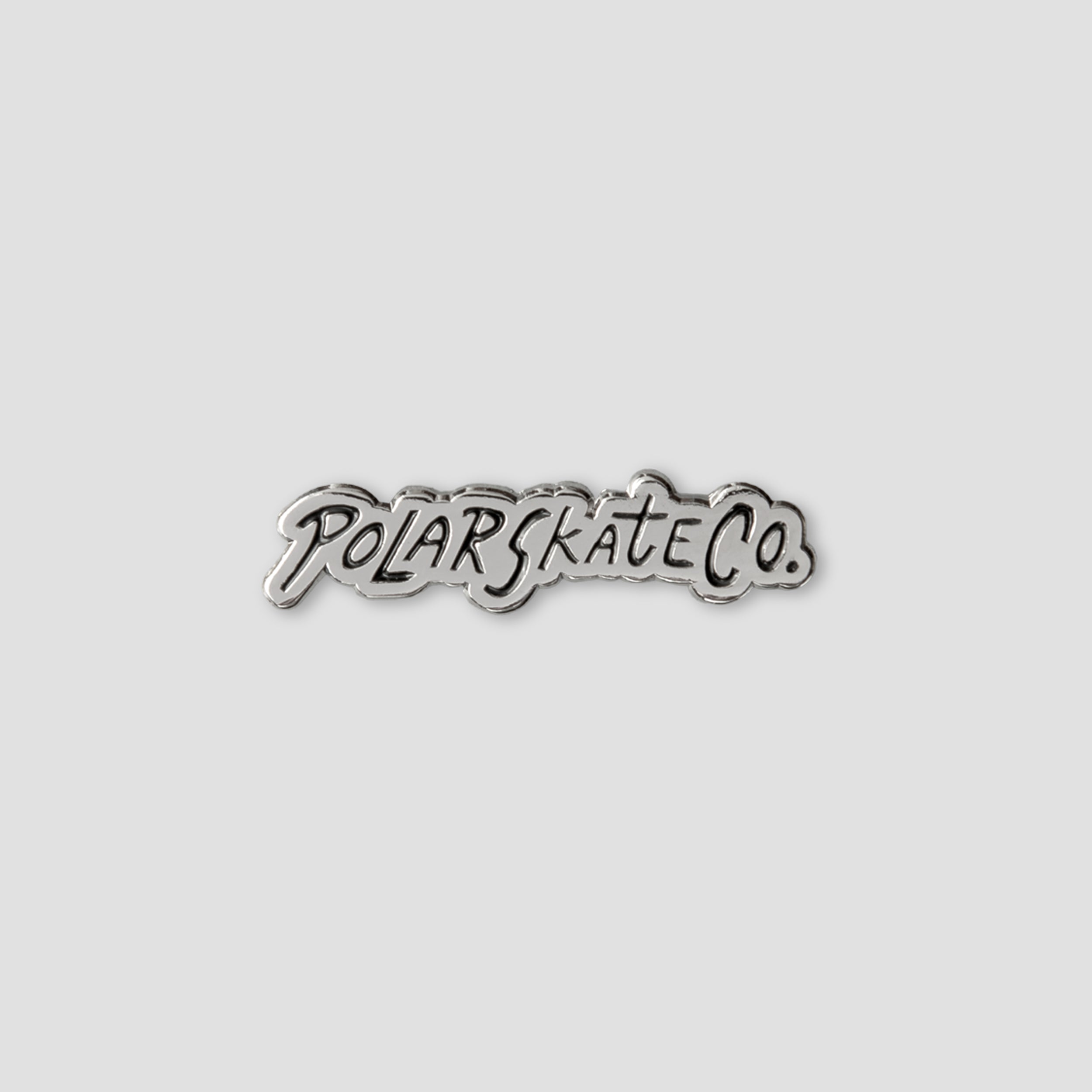 Polar Pin Polar Surf Logo Silver / Black – Slam City Skates