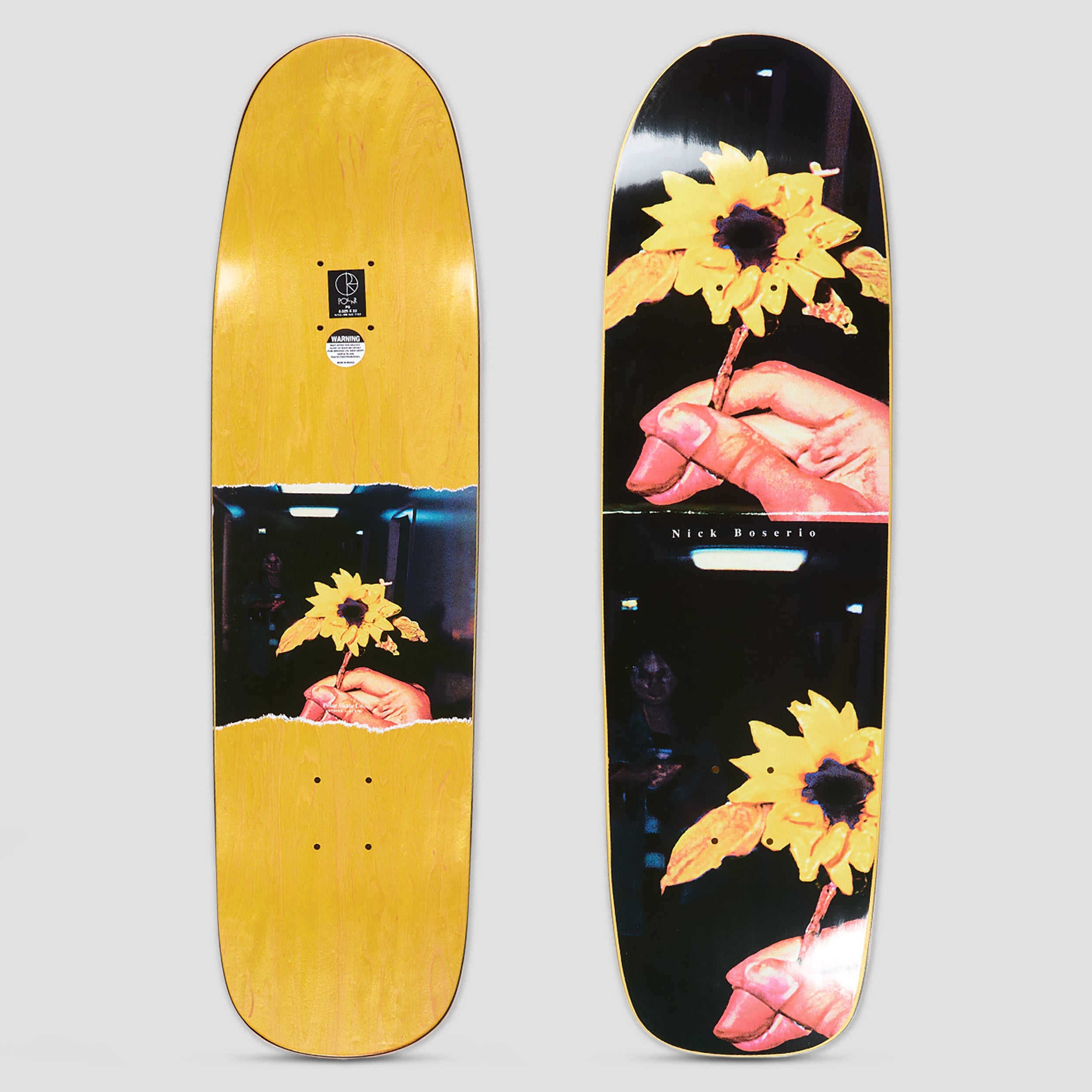 Polar 8.625 Nick Boserio Flower Skateboard Deck – Slam City Skates