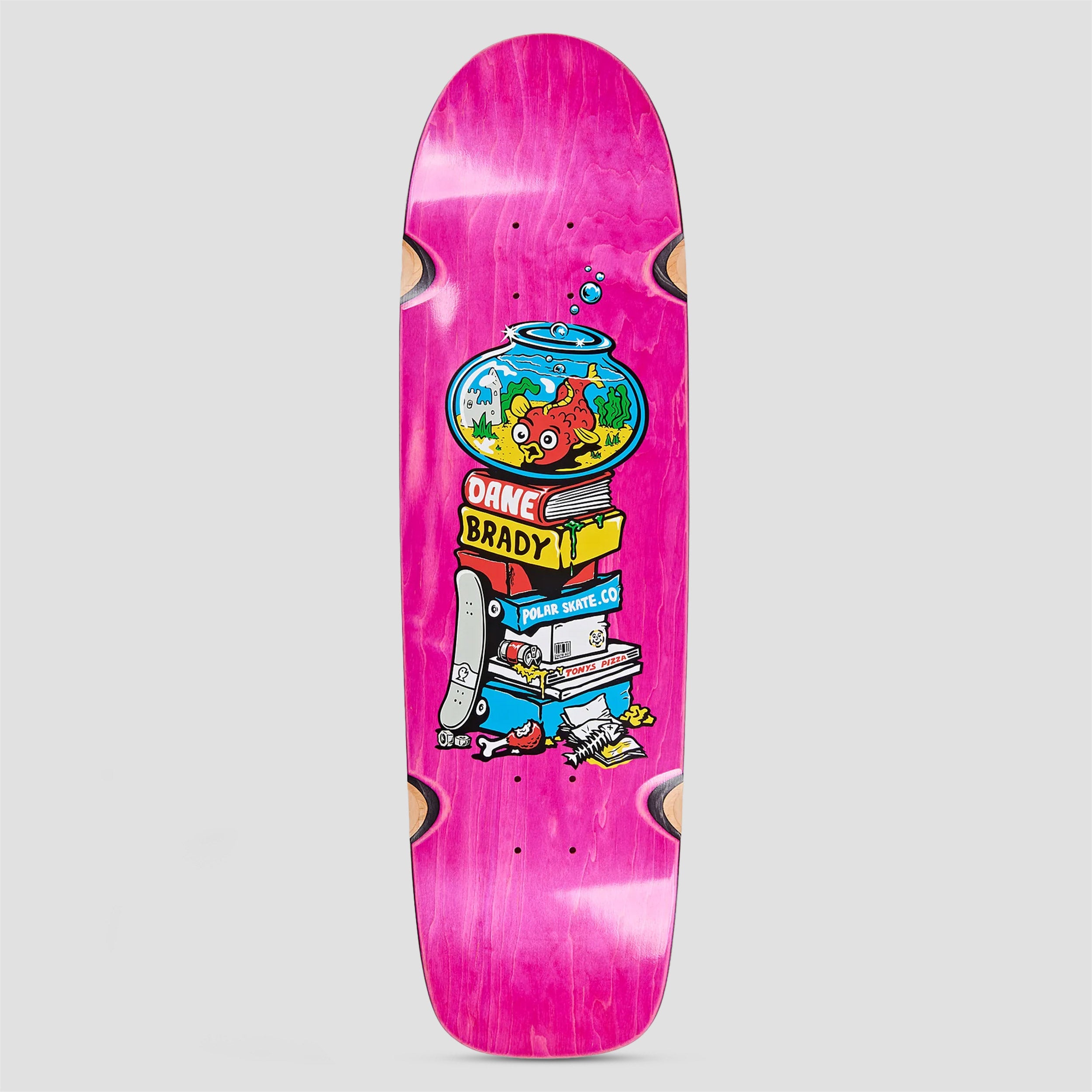 Polar 8.75 Surf Jr Dane Brady Fish Bowl Wheel Wells Skateboard Deck ...