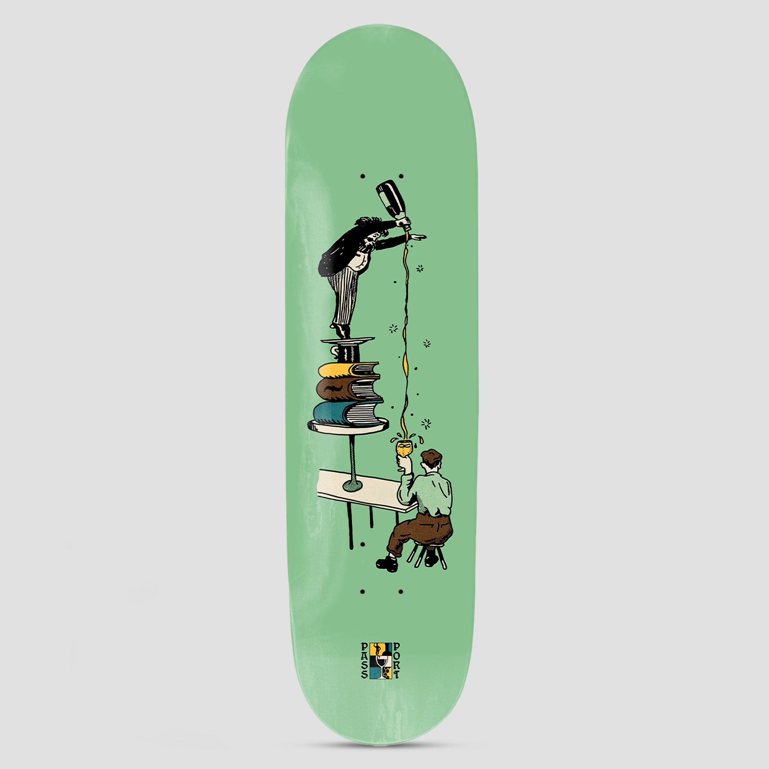 Passport 8.5 Wine Em' & Dine Em' Series Sparkling Pour Skateboard Deck ...