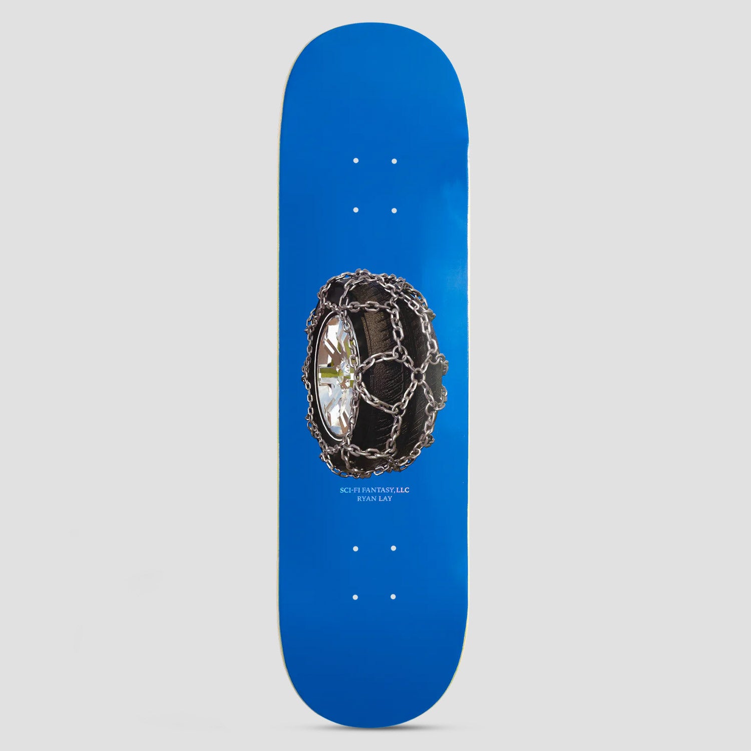 Sci-Fi Fantasy 8.0 Ryan Lay Tire Chain Skateboard Deck – Slam City Skates