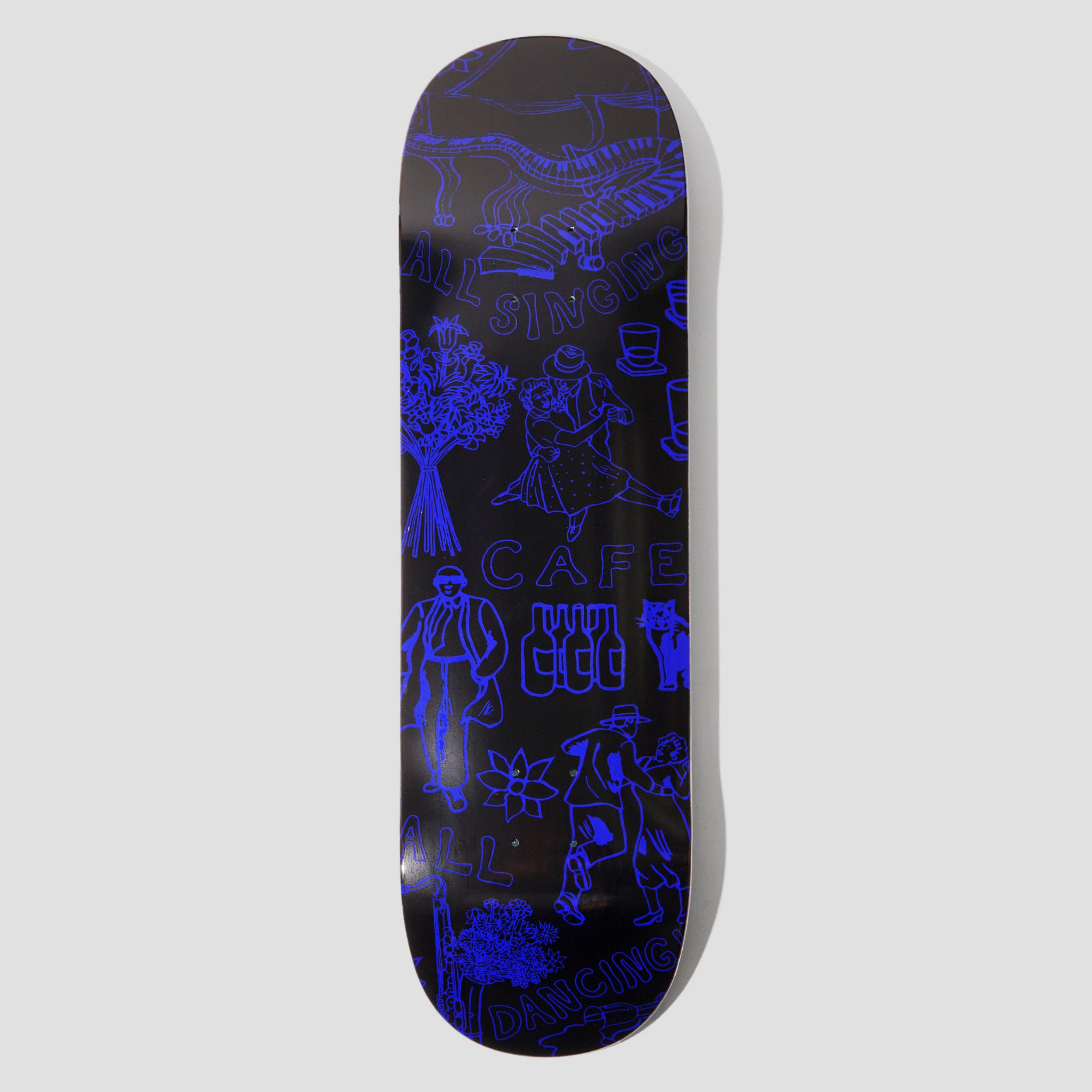 Skateboard Cafe 8.25 Gaurab Sketches Deck C2 Shape Black – Slam City Skates
