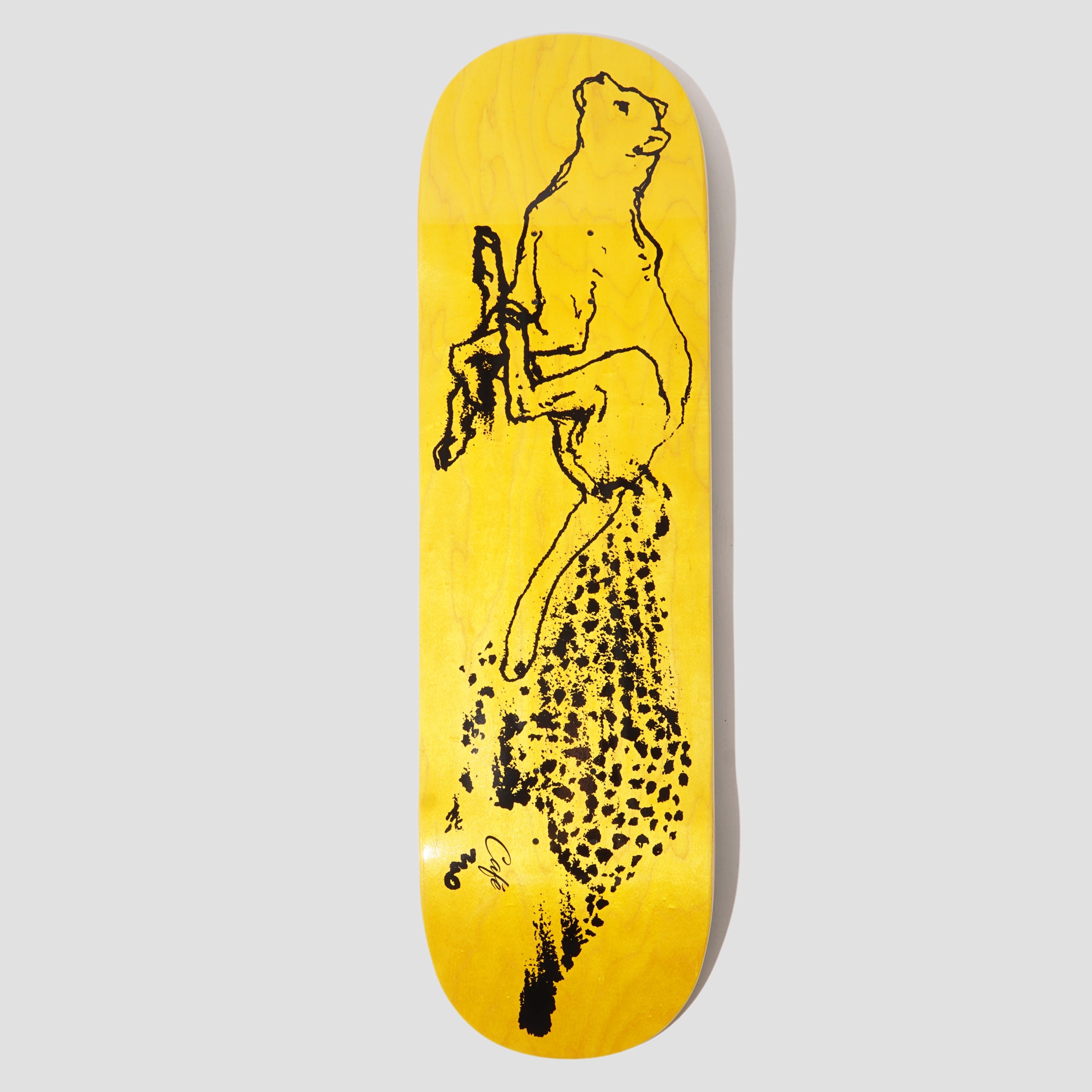 Skateboard Cafe 8.7 Catch Me If You Can Deck C2 Shape Yellow – Slam ...