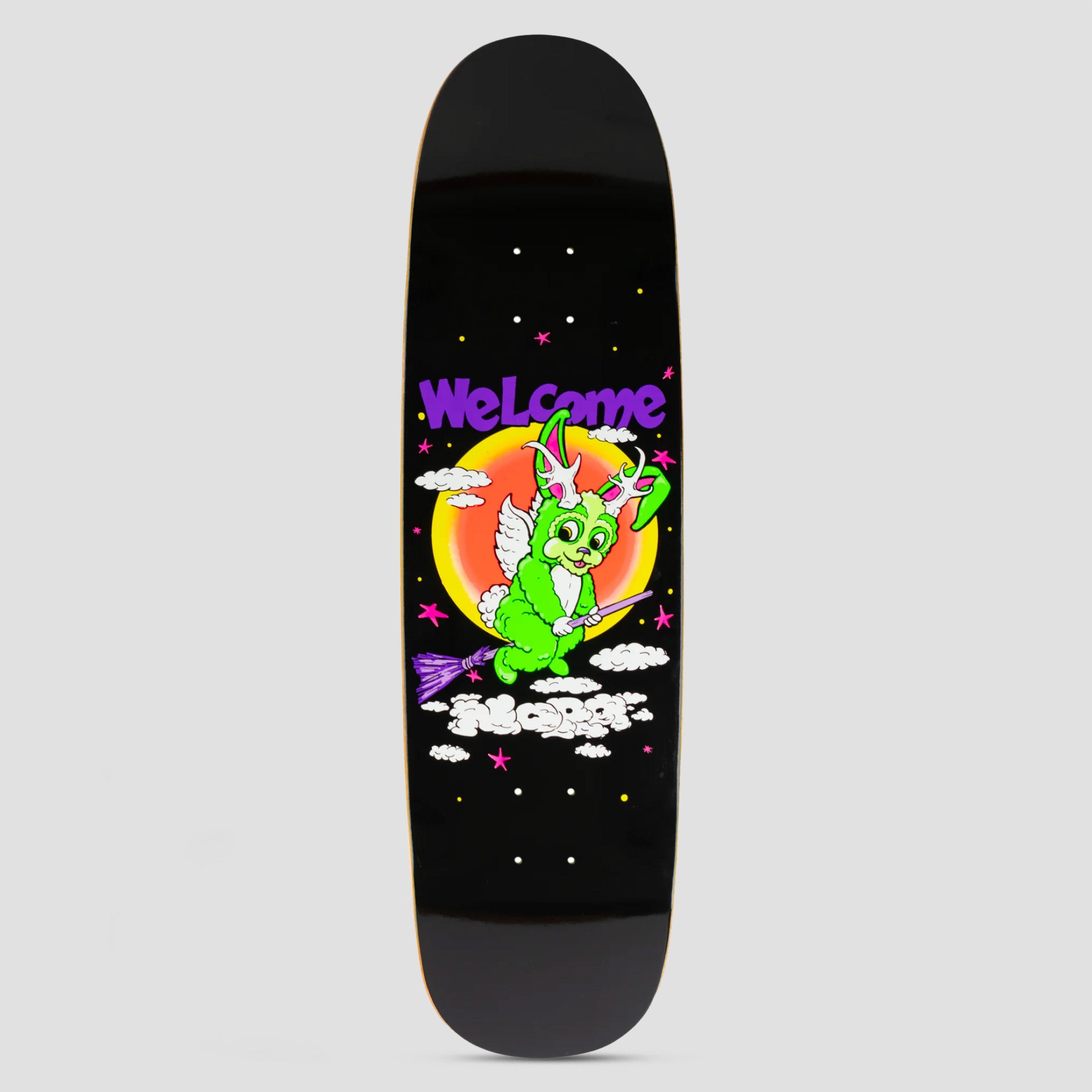 Welcome 8.8 Full Moon Nora Pro Model on Sphynx Skateboard Deck Black ...