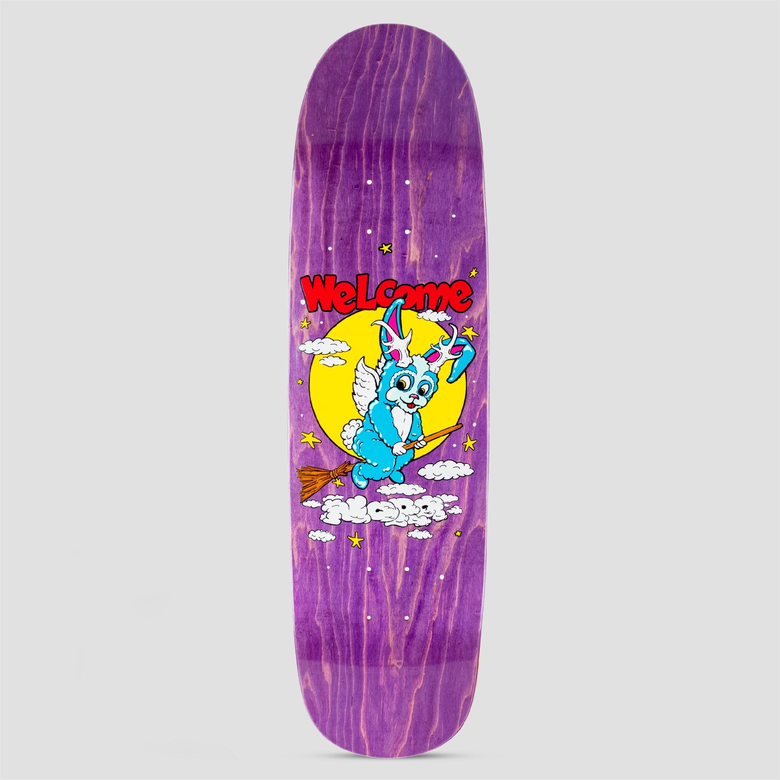 Welcome 8.8 Nora Full Moon on Sphynx Skateboard Deck Purple Stain ...
