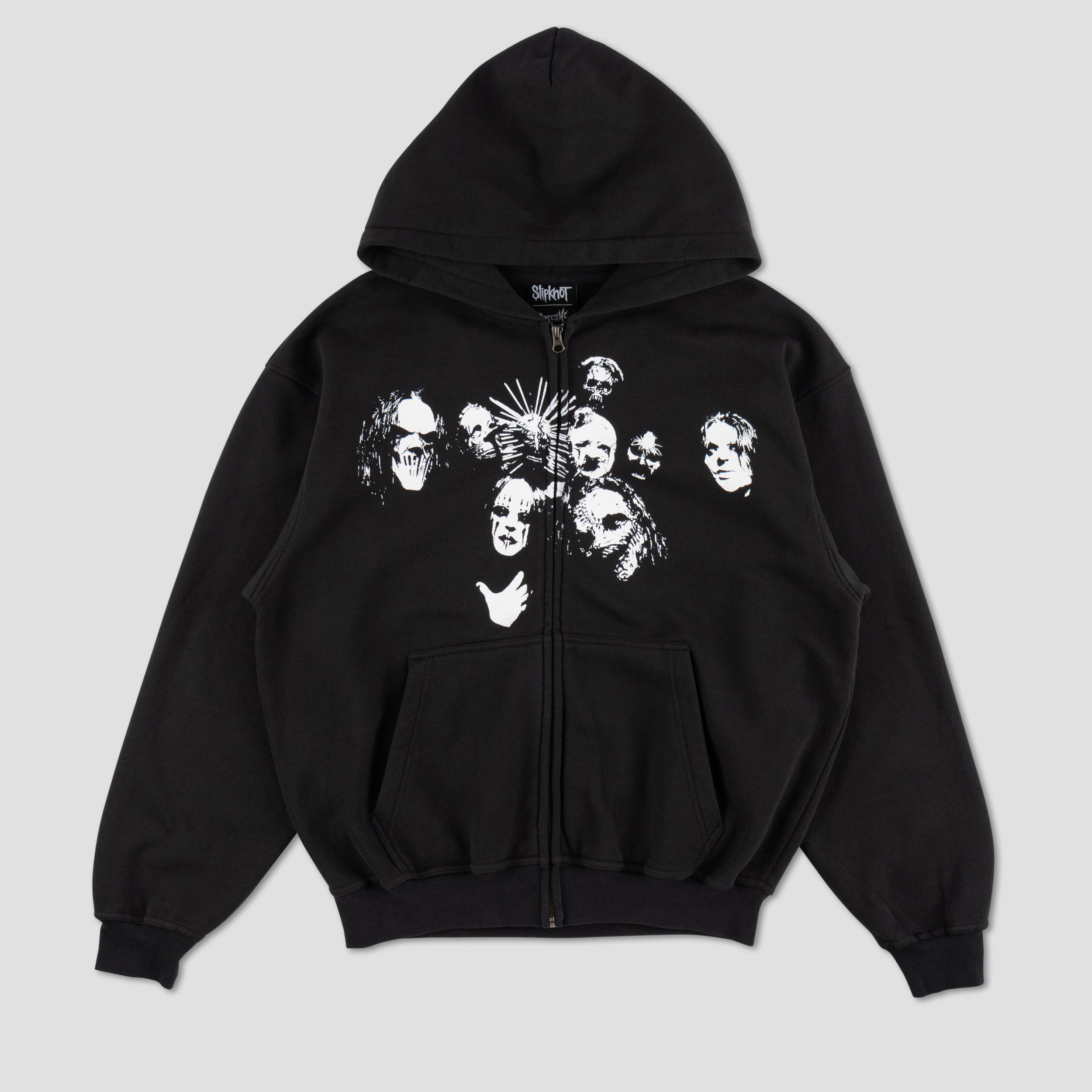 Welcome X Slipknot Nonagram Zip Hoodie Black – Slam City Skates