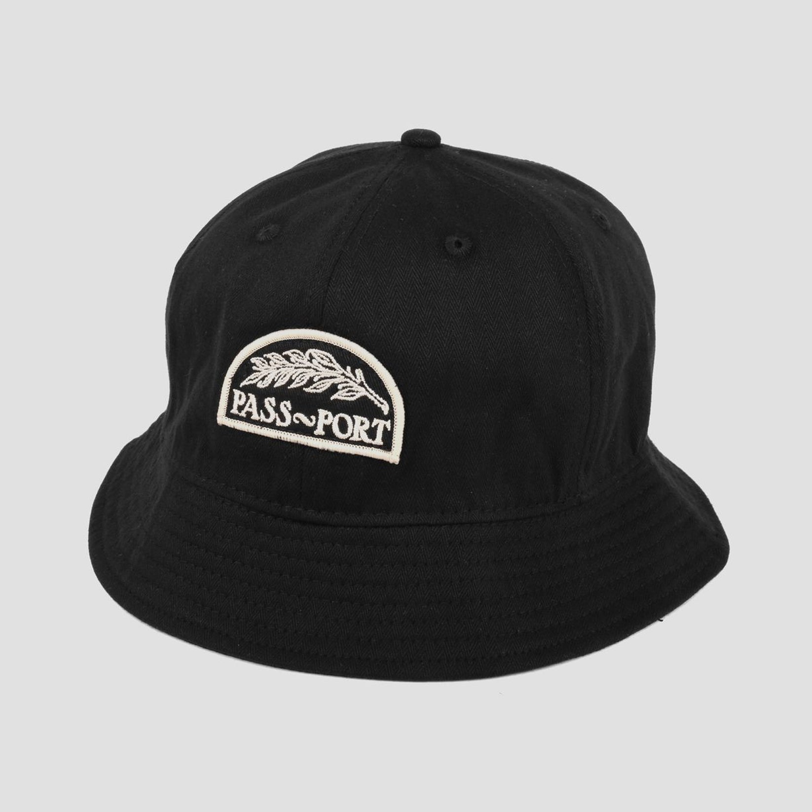 Passport Quill Patch 6 Panel Bucket Cap Black – Slam City Skates