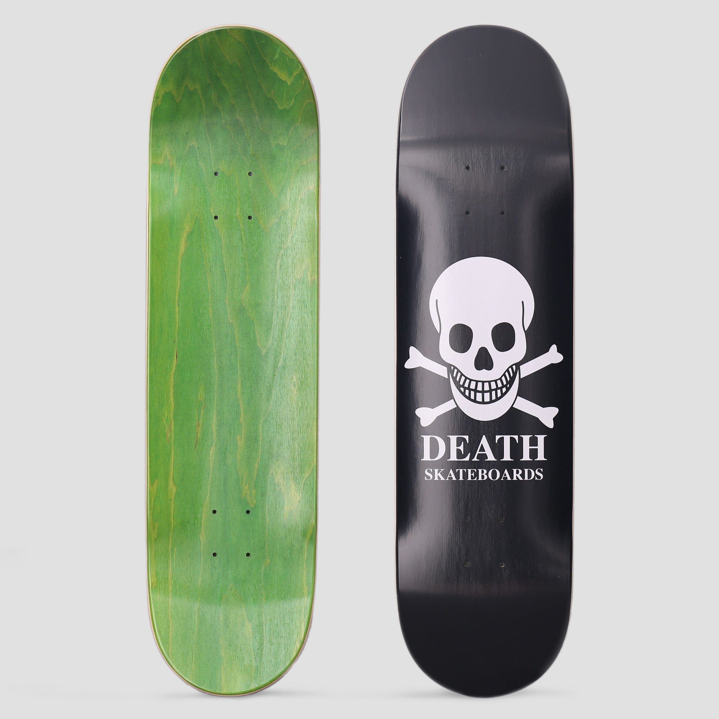 Death Skateboards 8.25 OG Skull Black Skateboard Deck – Slam City Skates