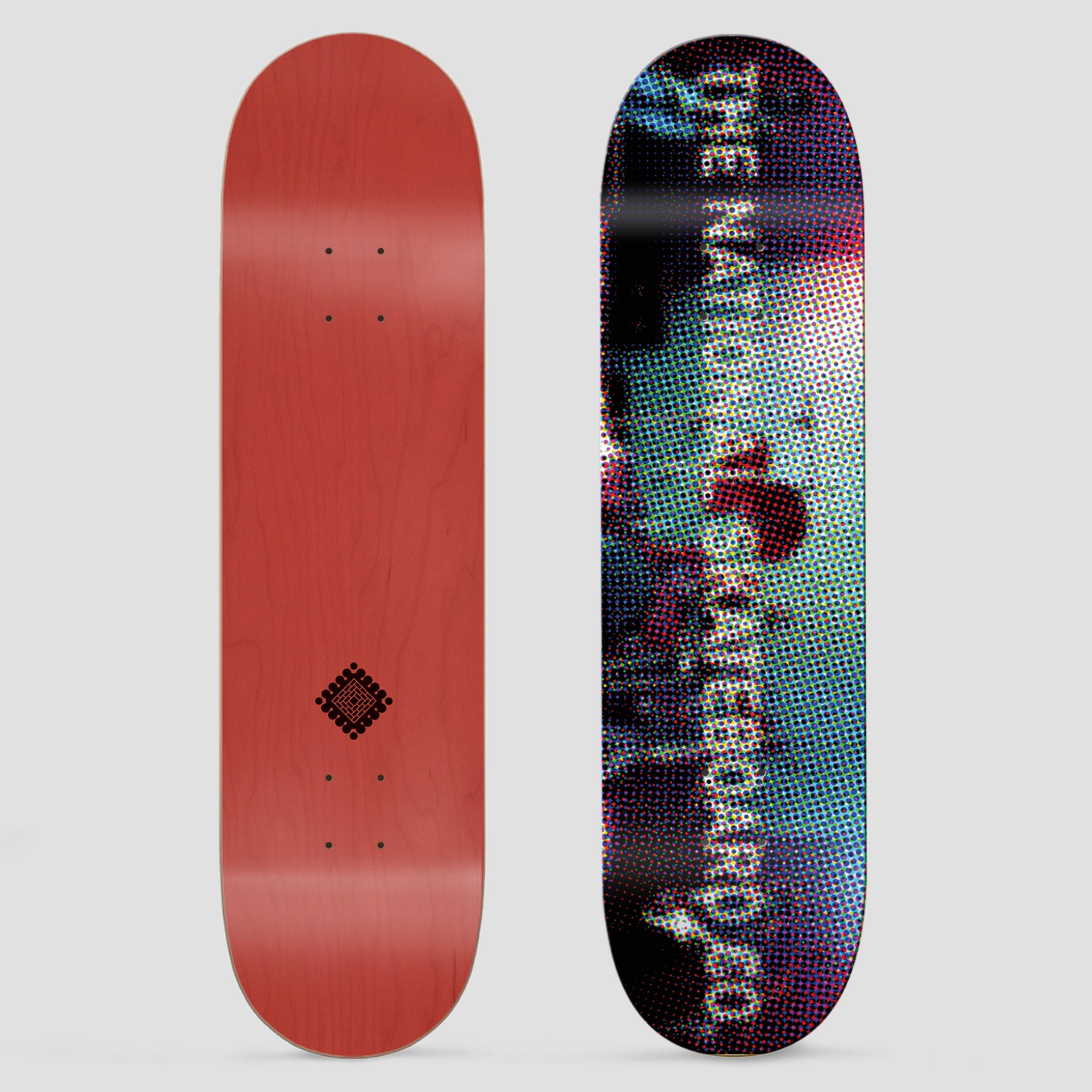 The National 8.5 Pompeii Half Tone Skateboard Deck – Slam City Skates