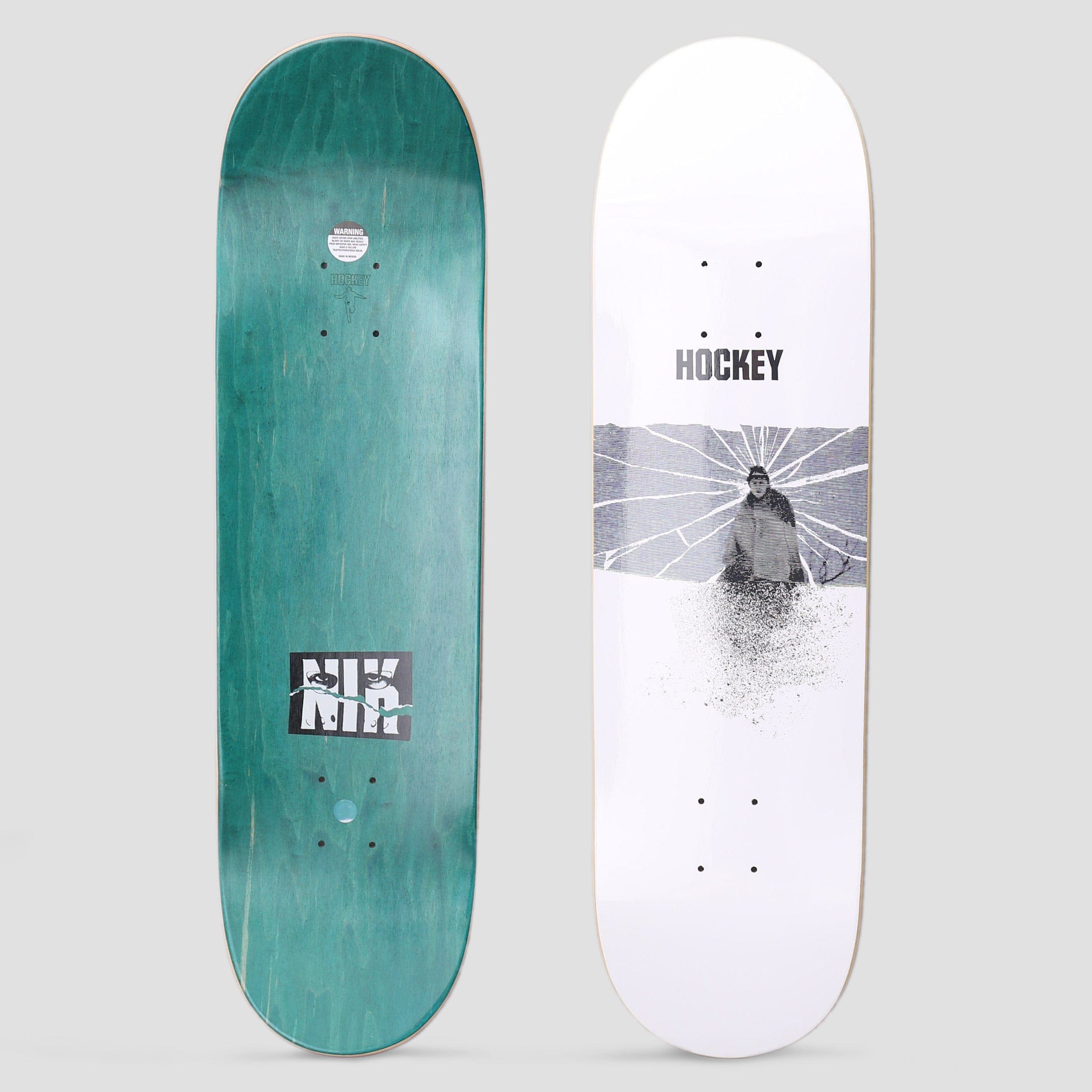Hockey 8.25 Nik Stain Fractual Skateboard Deck Pearl – Slam City Skates