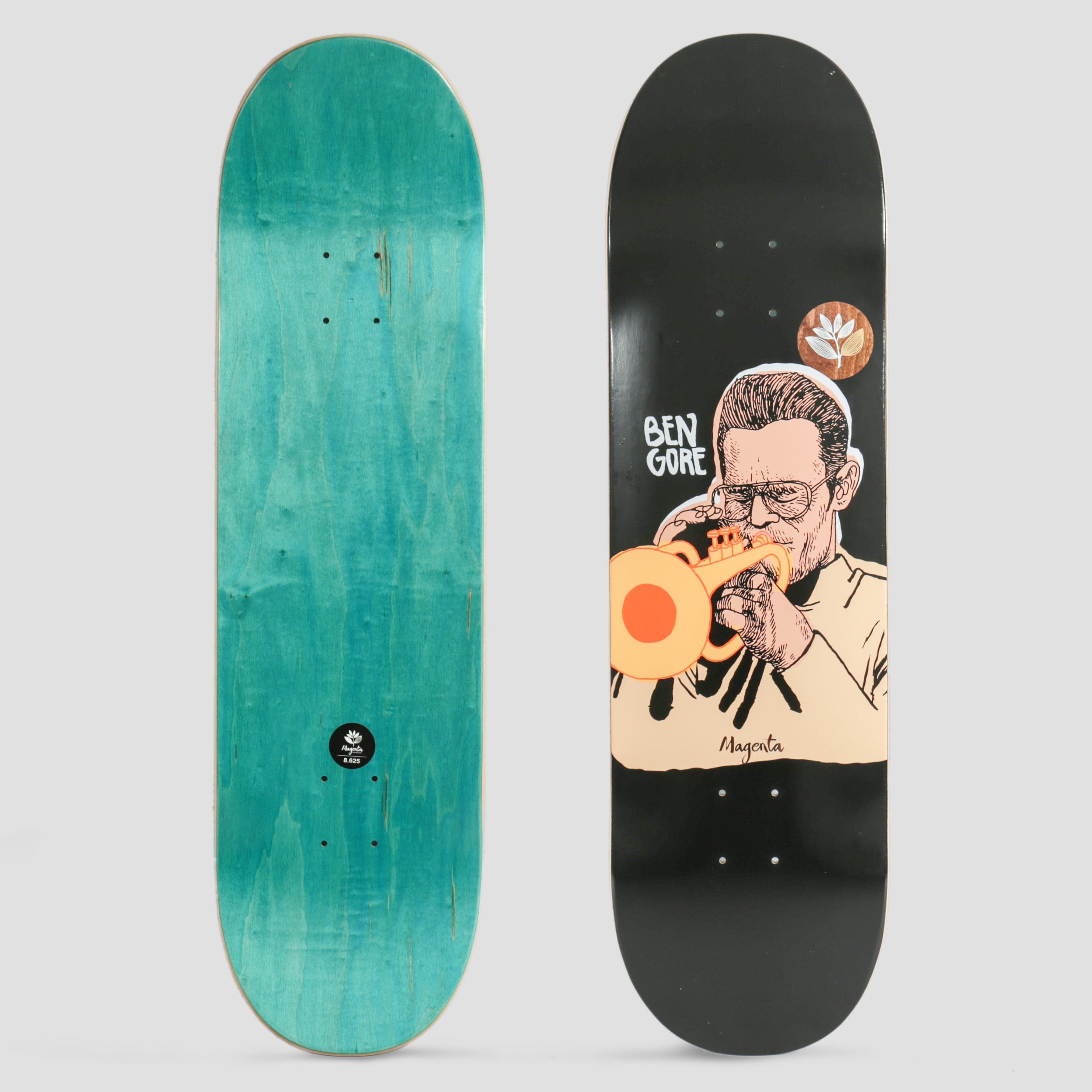 Magenta 8.6 Ben Gore Free Jazz Skateboard Deck - Slam City Skates