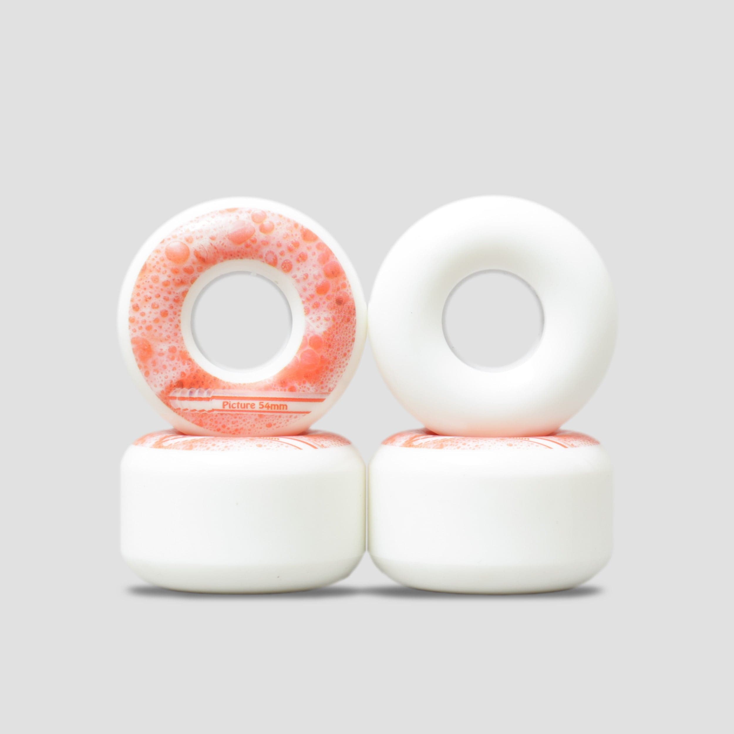 Picture 54mm Milkshake Cruisers Strawberry Skateboard Wheels – Slam ...