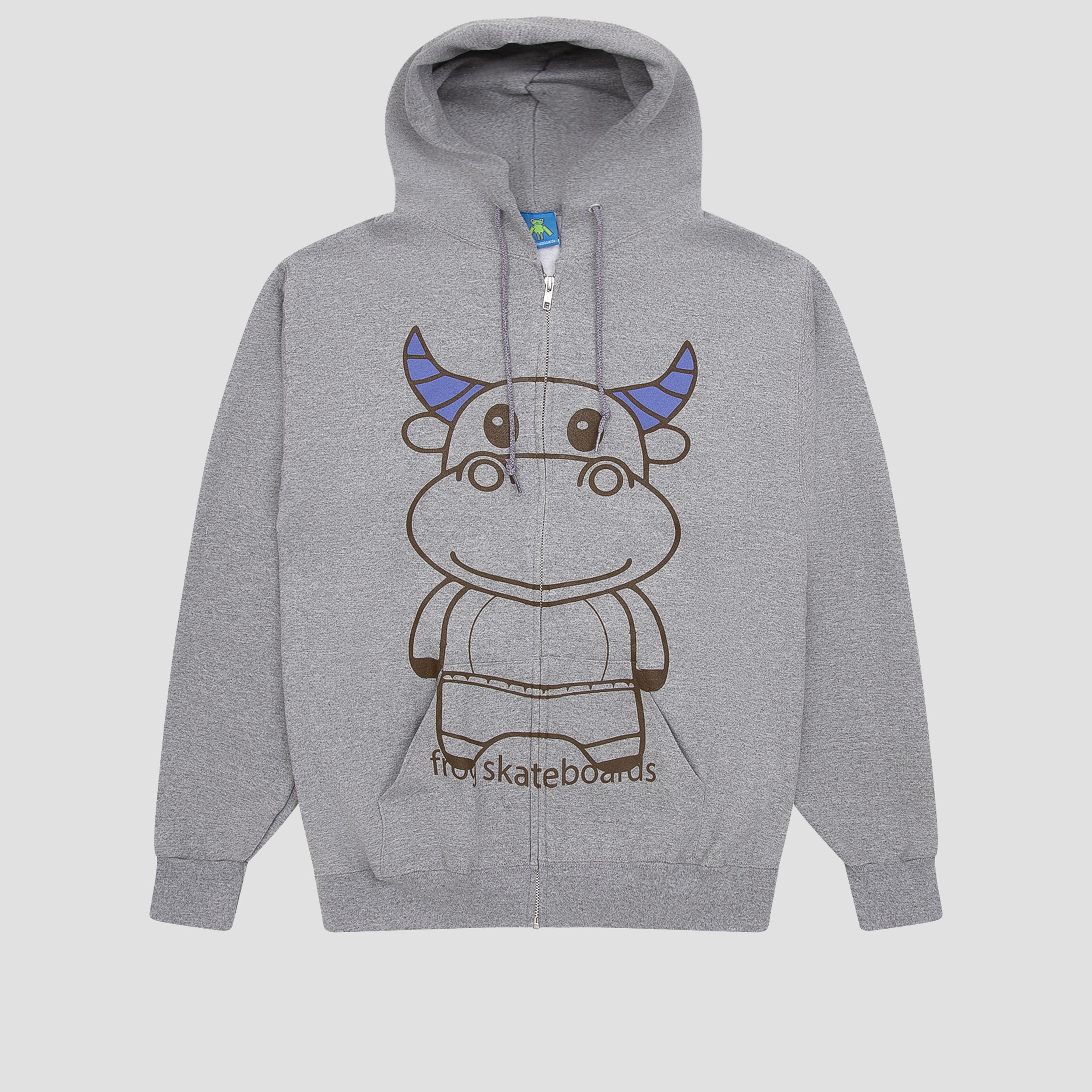 Frog Totally Awesome Zip Hood Ash – Slam City Skates