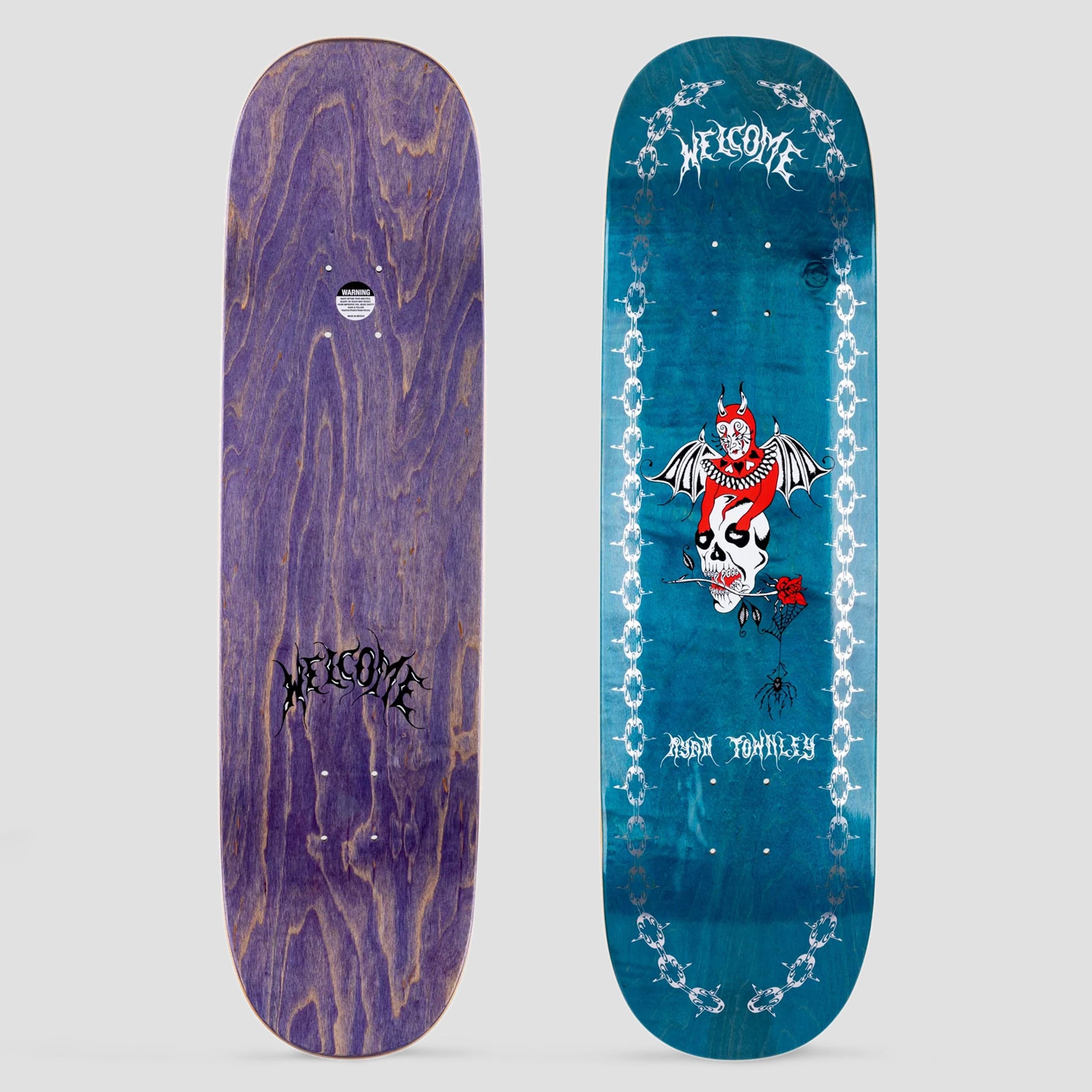 Welcome 8.5 Angel Ryan Townley Pro Model on Enenra Skateboard Deck ...