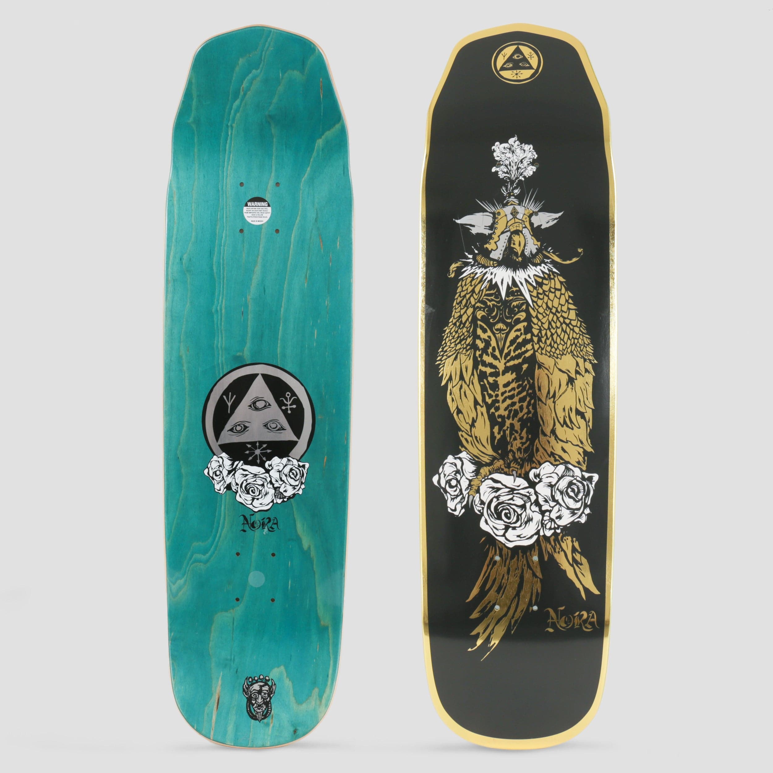 Welcome 8.6 Peregrine on Wicked Queen Skateboard Deck Gold Foil – Slam ...