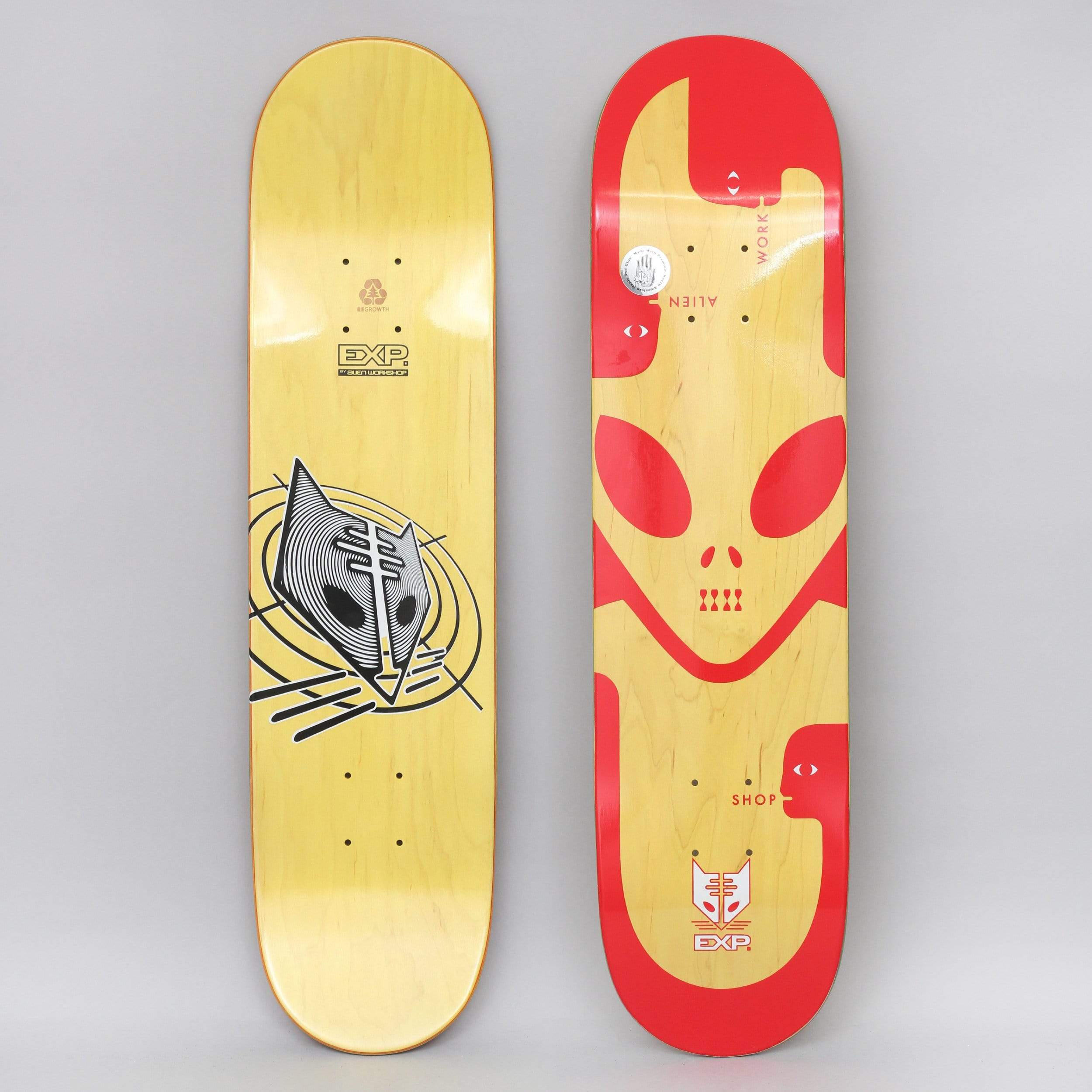 Alien Workshop 7.75 Exp Skateboard Deck Red – Slam City Skates