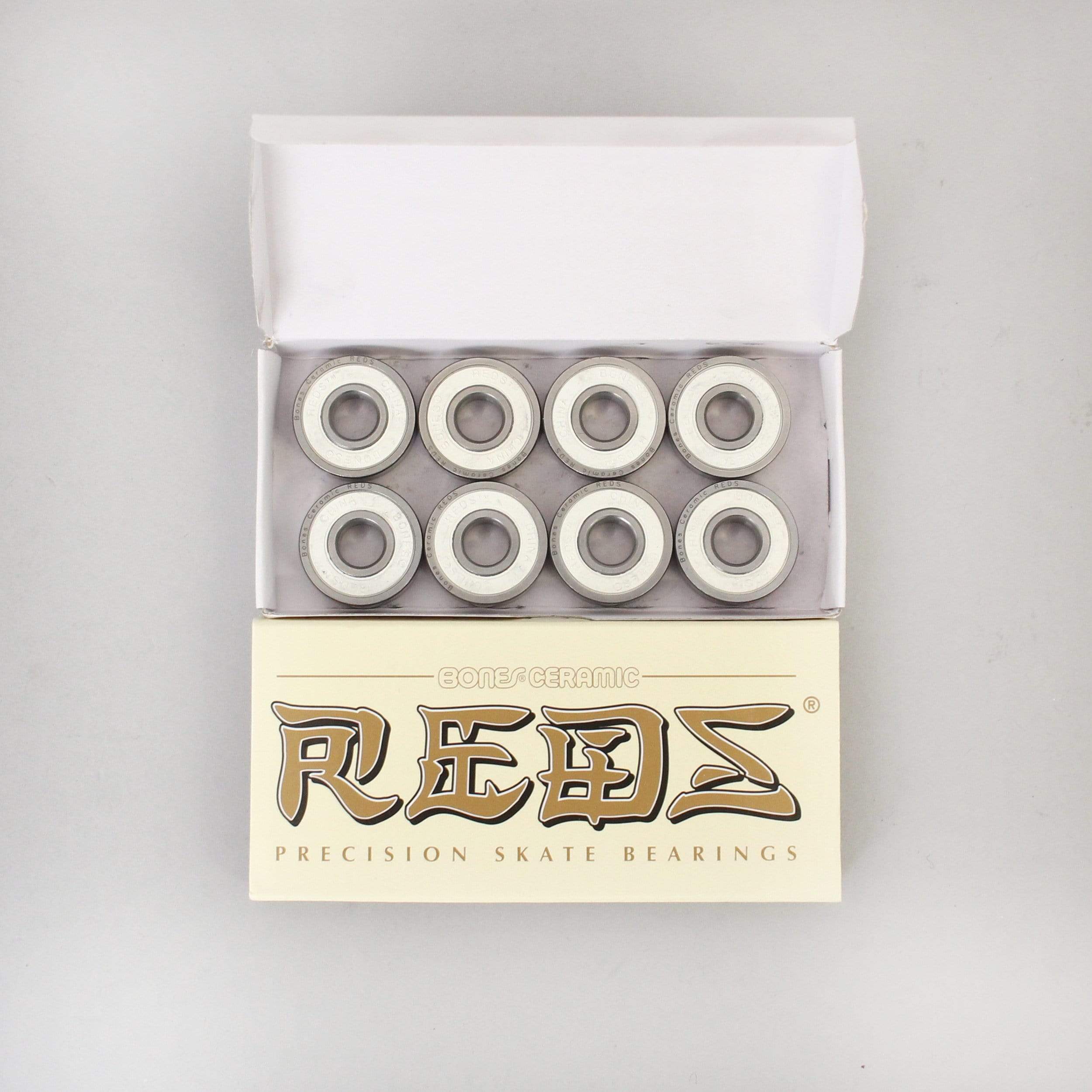 Bones Ceramic Super Reds Skateboard Bearings – Slam City Skates