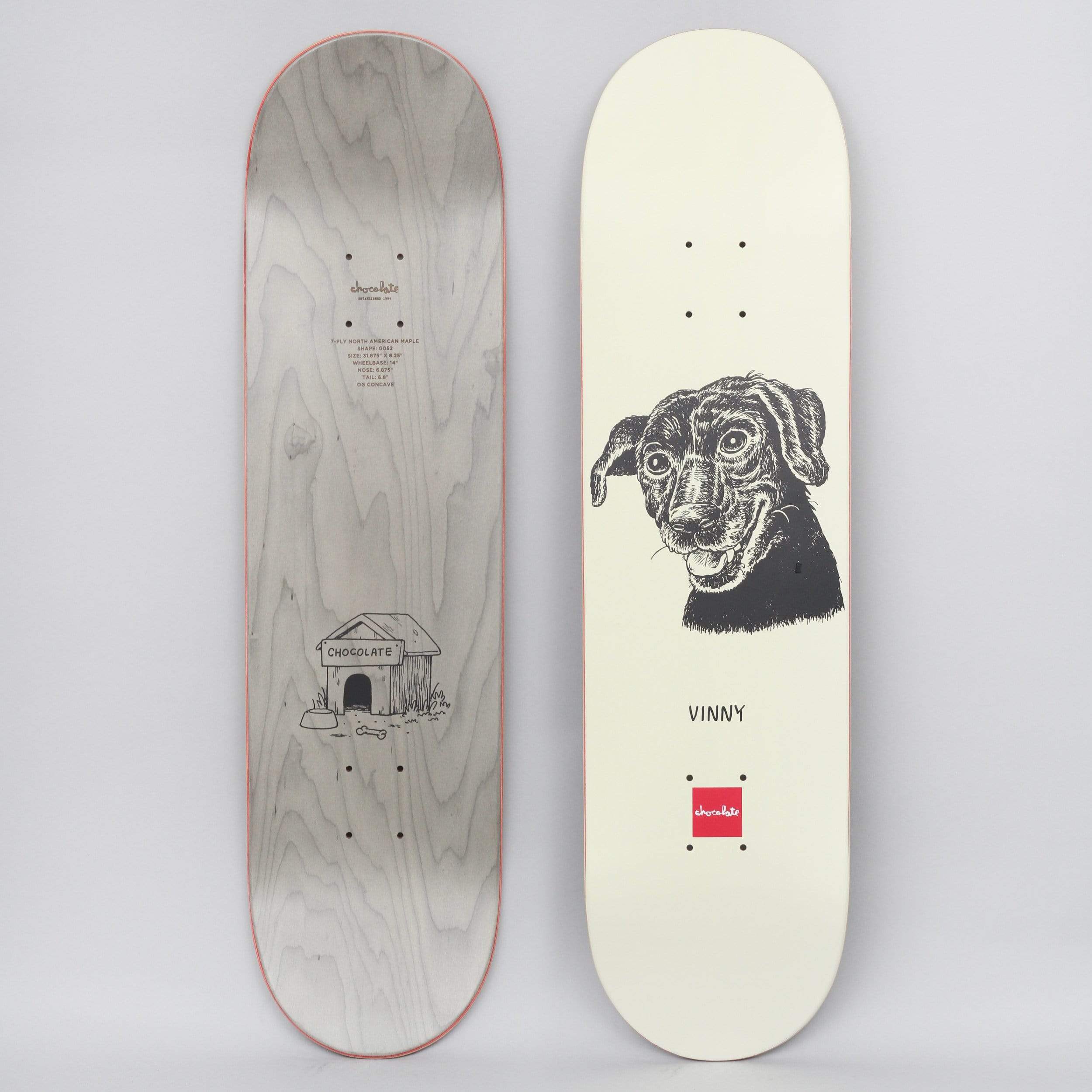 Chocolate 8.25 Vincent Alvarez Big Dawg Skateboard Deck Cream – Slam ...