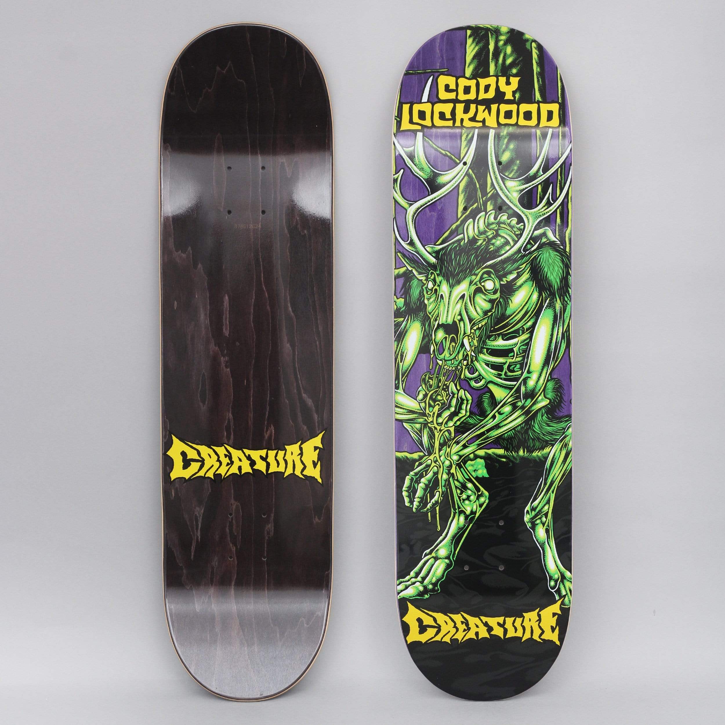 Creature 8.375 Lockwood Swamp Lurker Skateboard Deck Green – Slam City ...