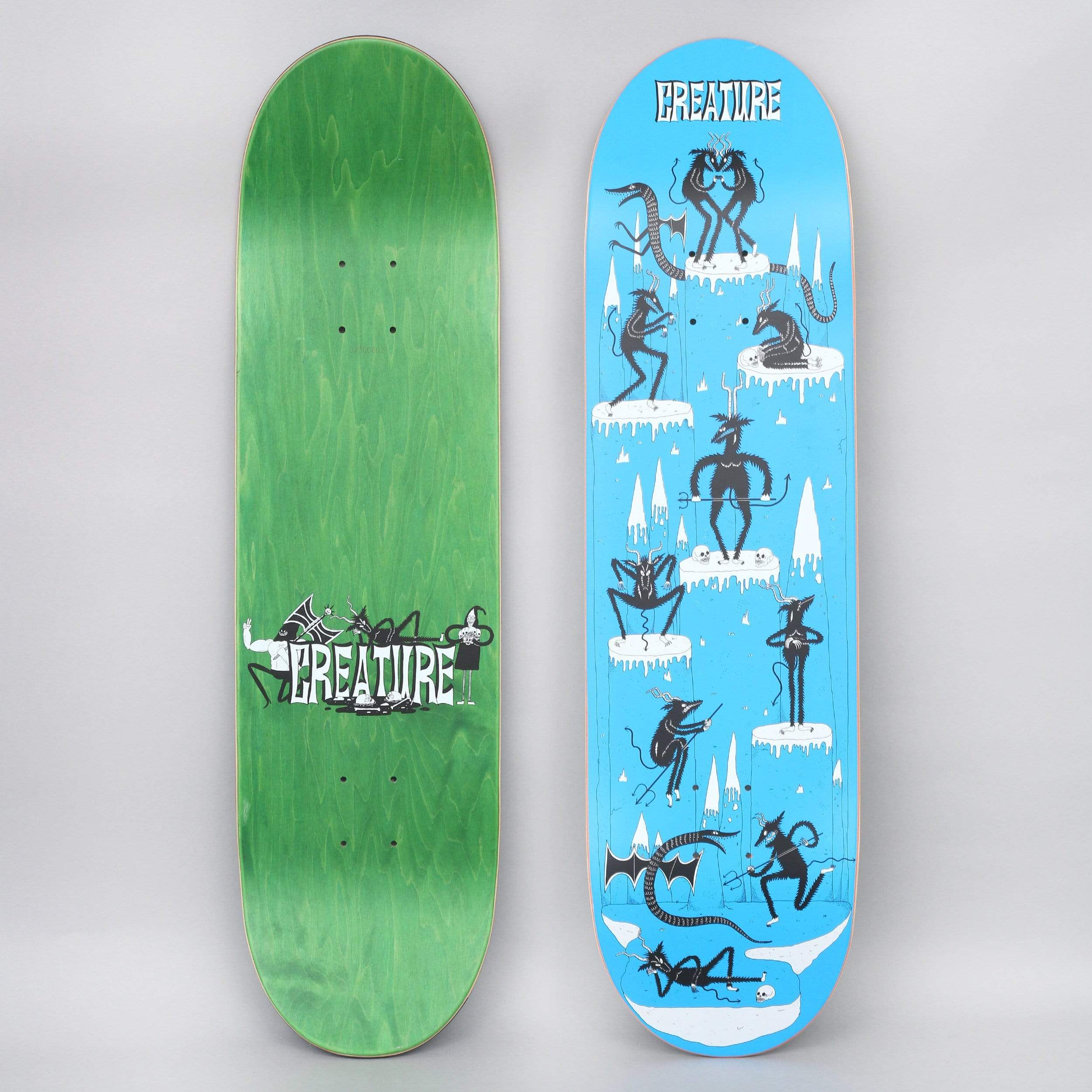Creature 8.5 Free For All Powerply Skateboard Deck Blue – Slam City Skates