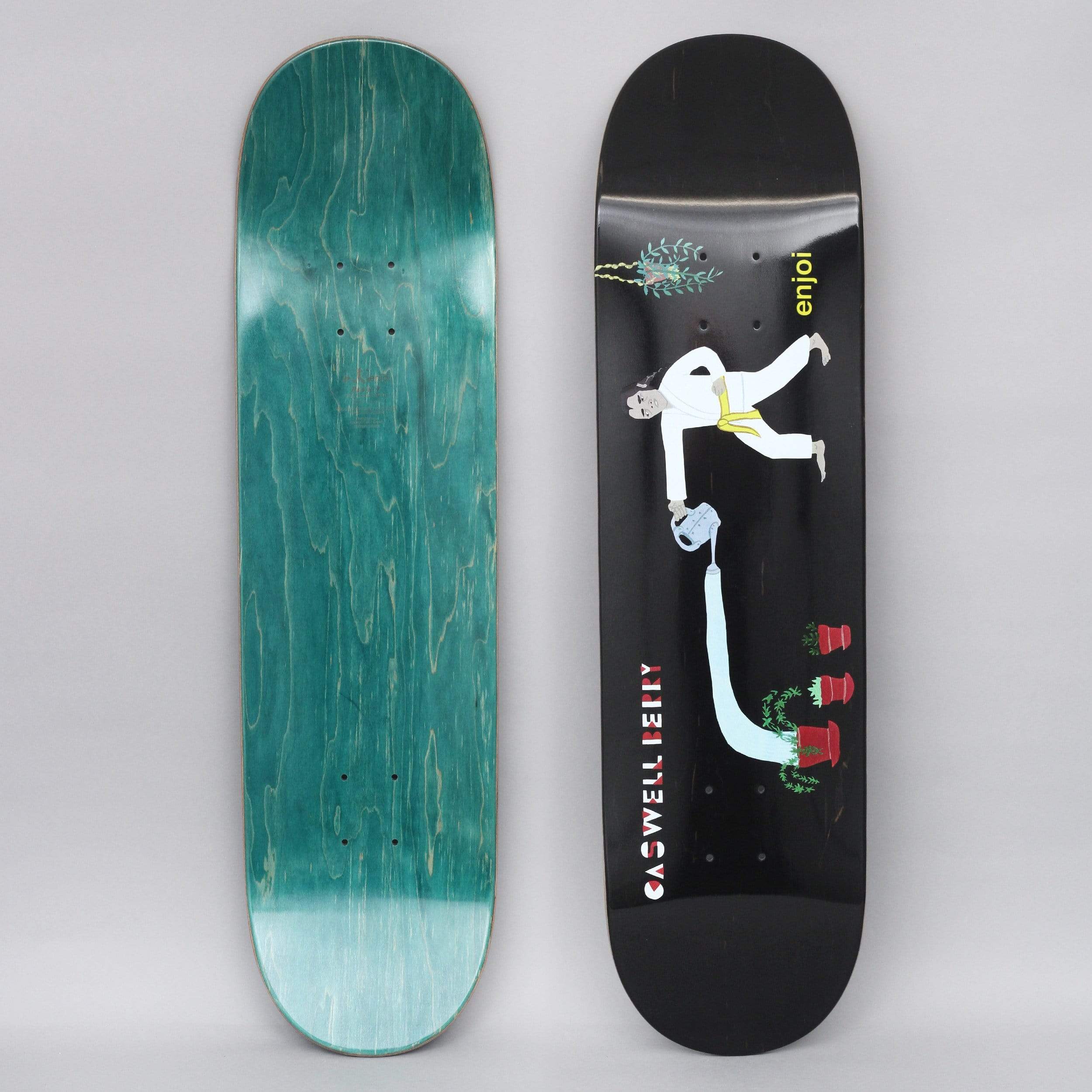 Enjoi 8.375 Caswell Over Board R7 Skateboard Deck Black – Slam City Skates