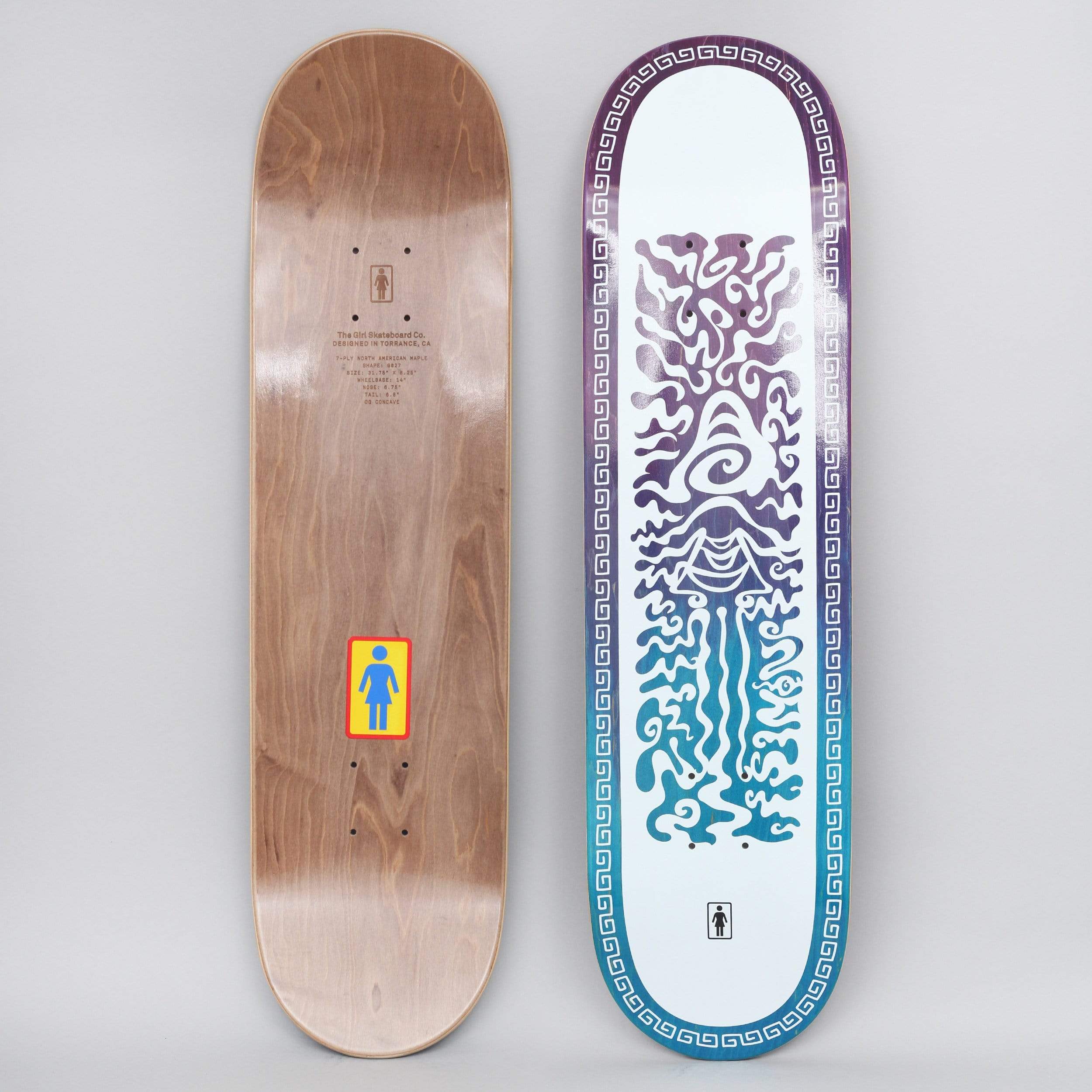 Girl 8.25 Simon Bannerot Mystic OG One Off Skateboard Deck – Slam City ...
