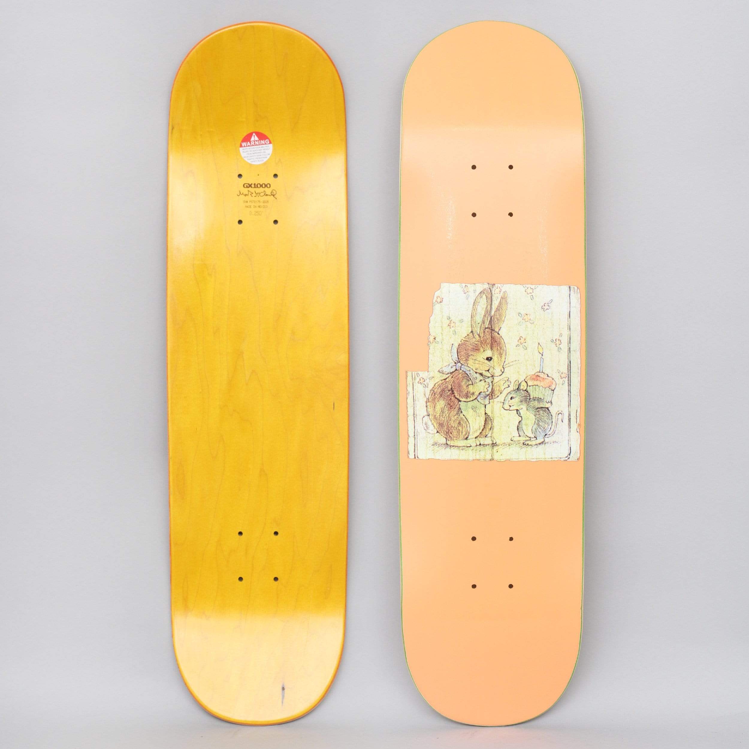 GX1000 8.25 Bunny Skateboard Deck Peach - Slam City Skates