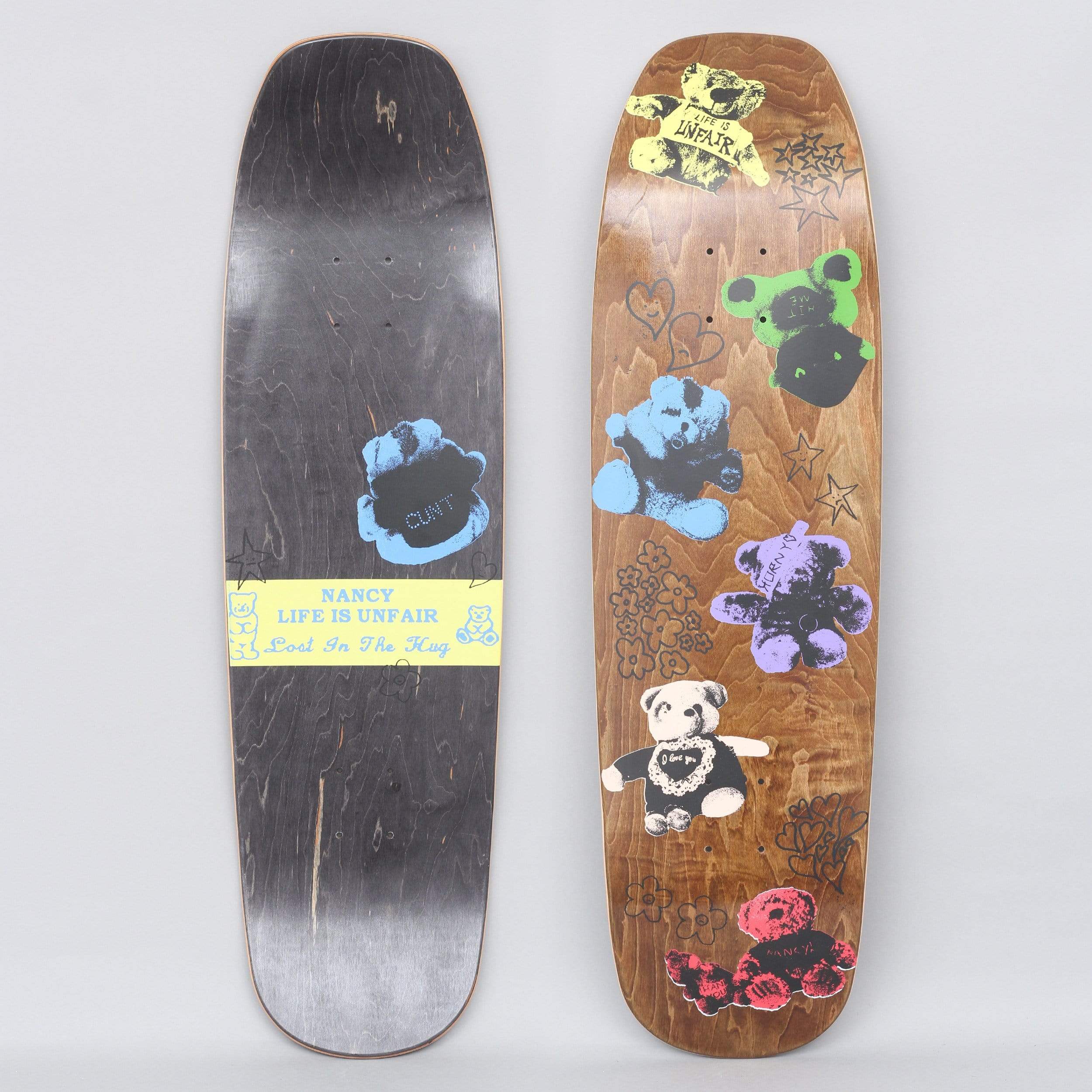 Nancy x Life Is Unfair 9 Teddies Skateboard Deck - Slam City Skates