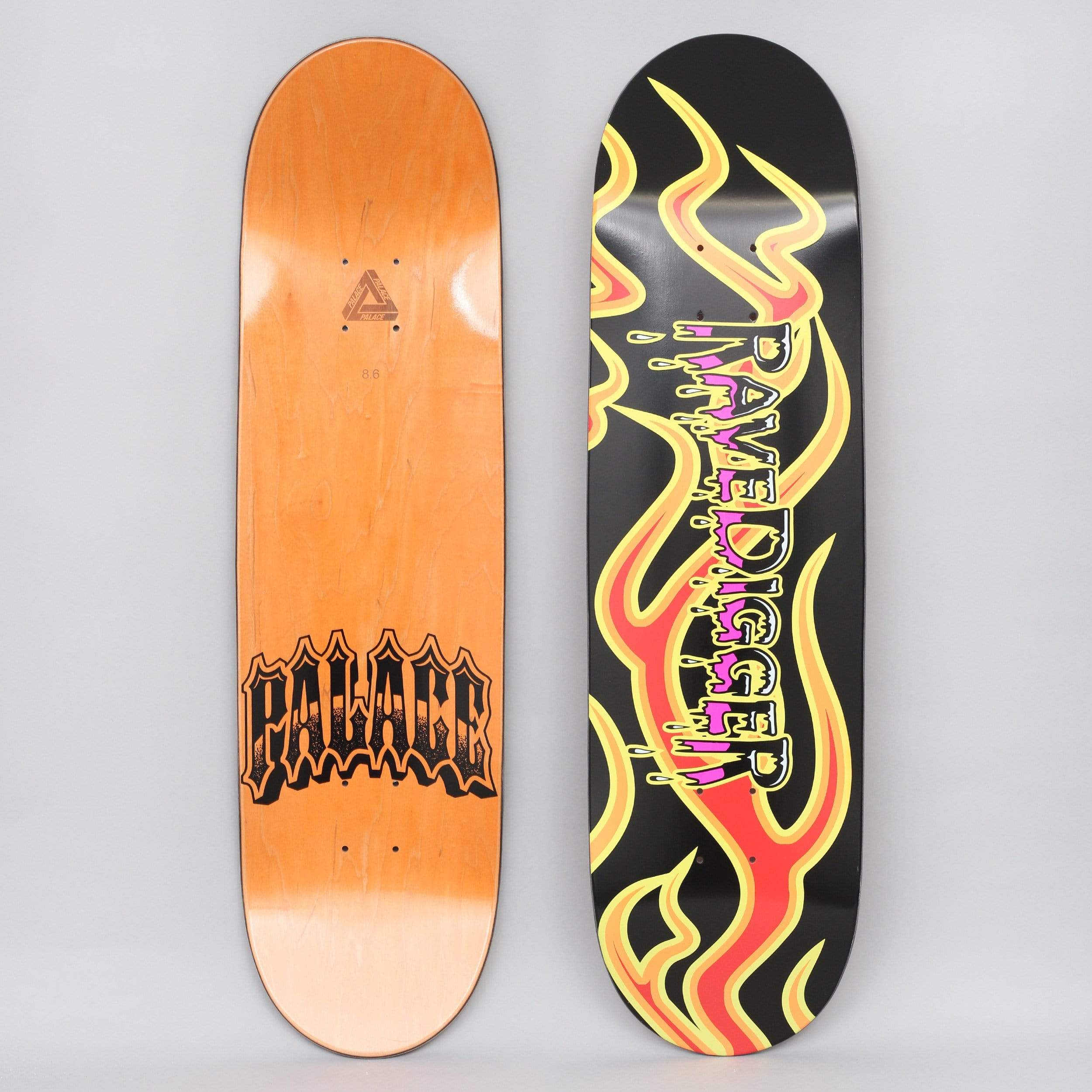 Palace 8.6 Ravedigger Skateboard Deck Black – Slam City Skates