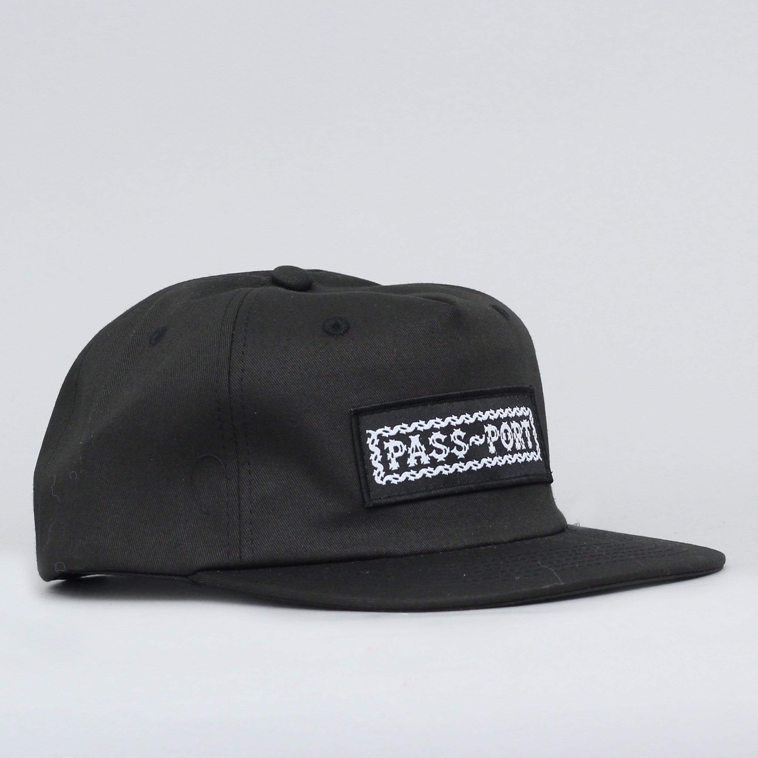 Passport Barbs 5 Panel Cap Black – Slam City Skates