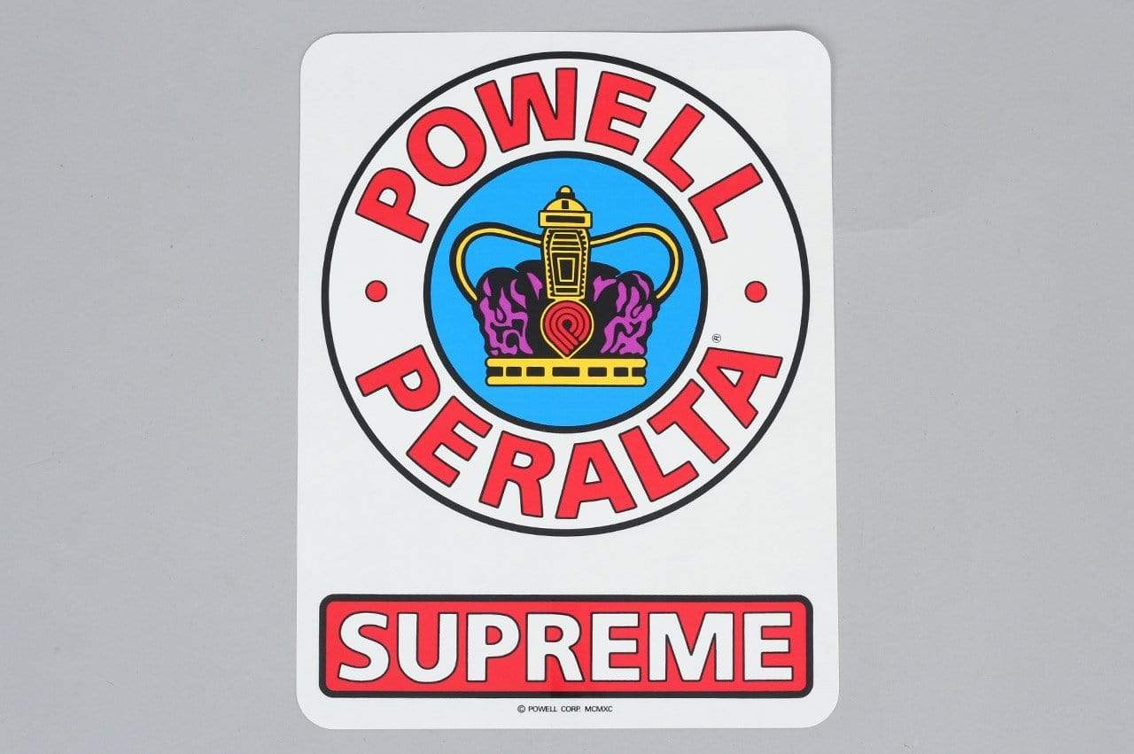 Powell Peralta Supreme Sticker Red / White / Blue from Slam City Skates ...