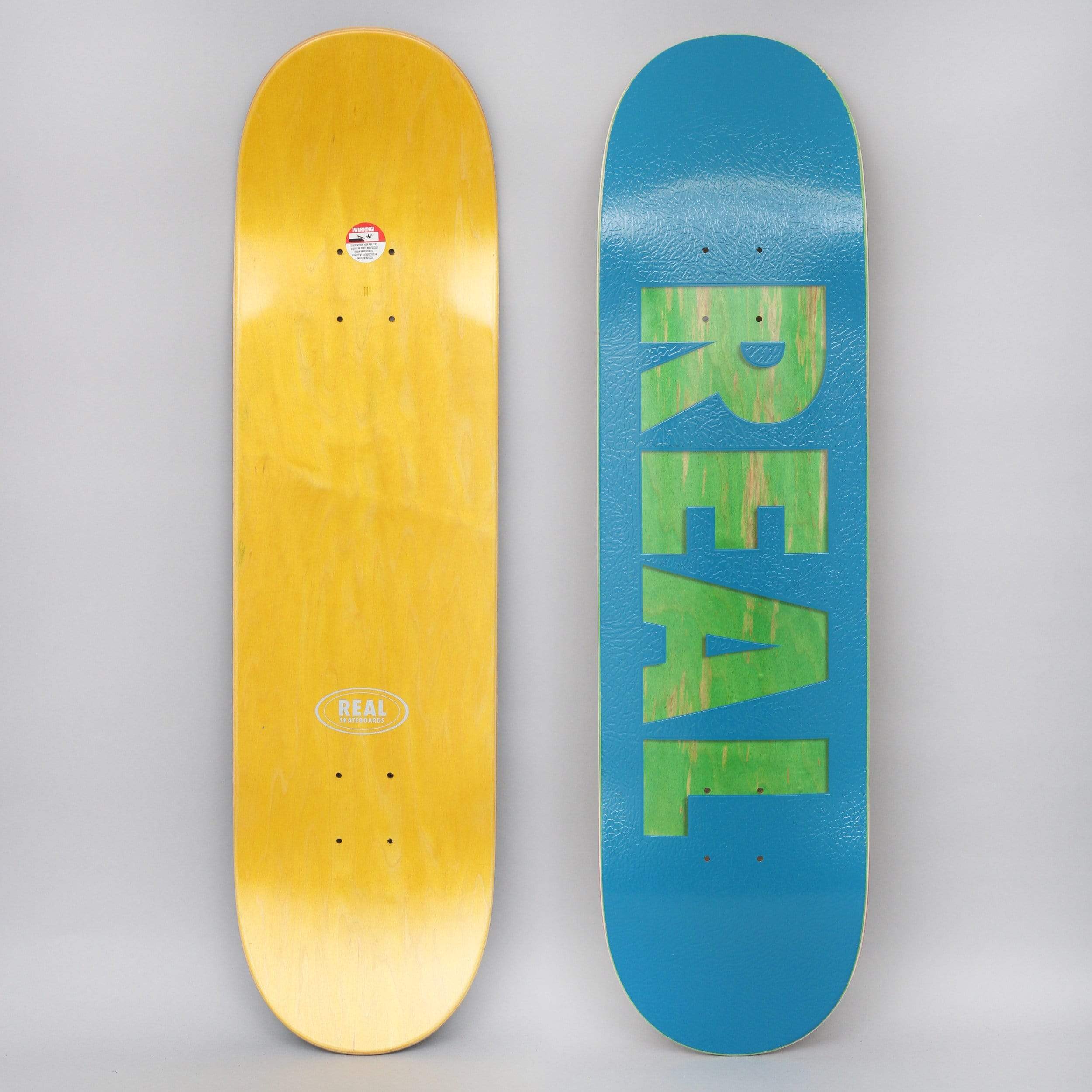 Real 8.25 Bold Series Skateboard Deck Blue – Slam City Skates