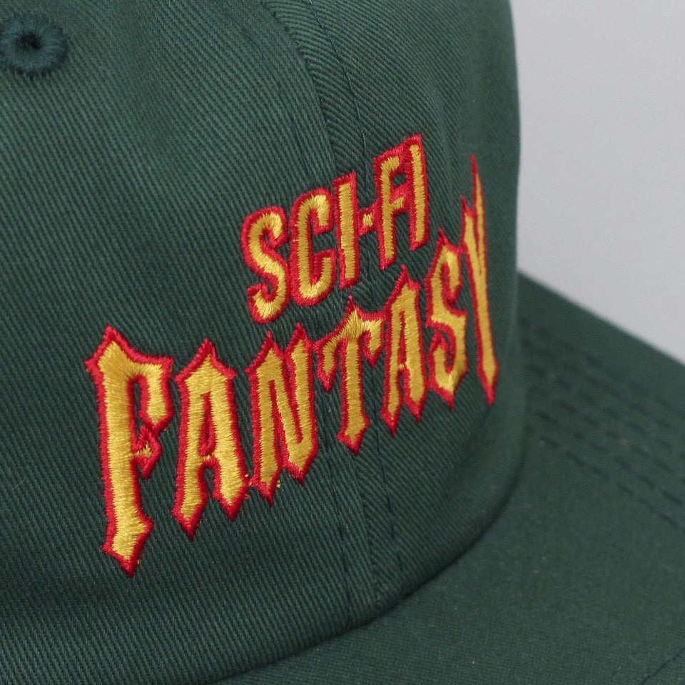 Sci-Fi Fantasy Biker Cap Green - Slam City Skates