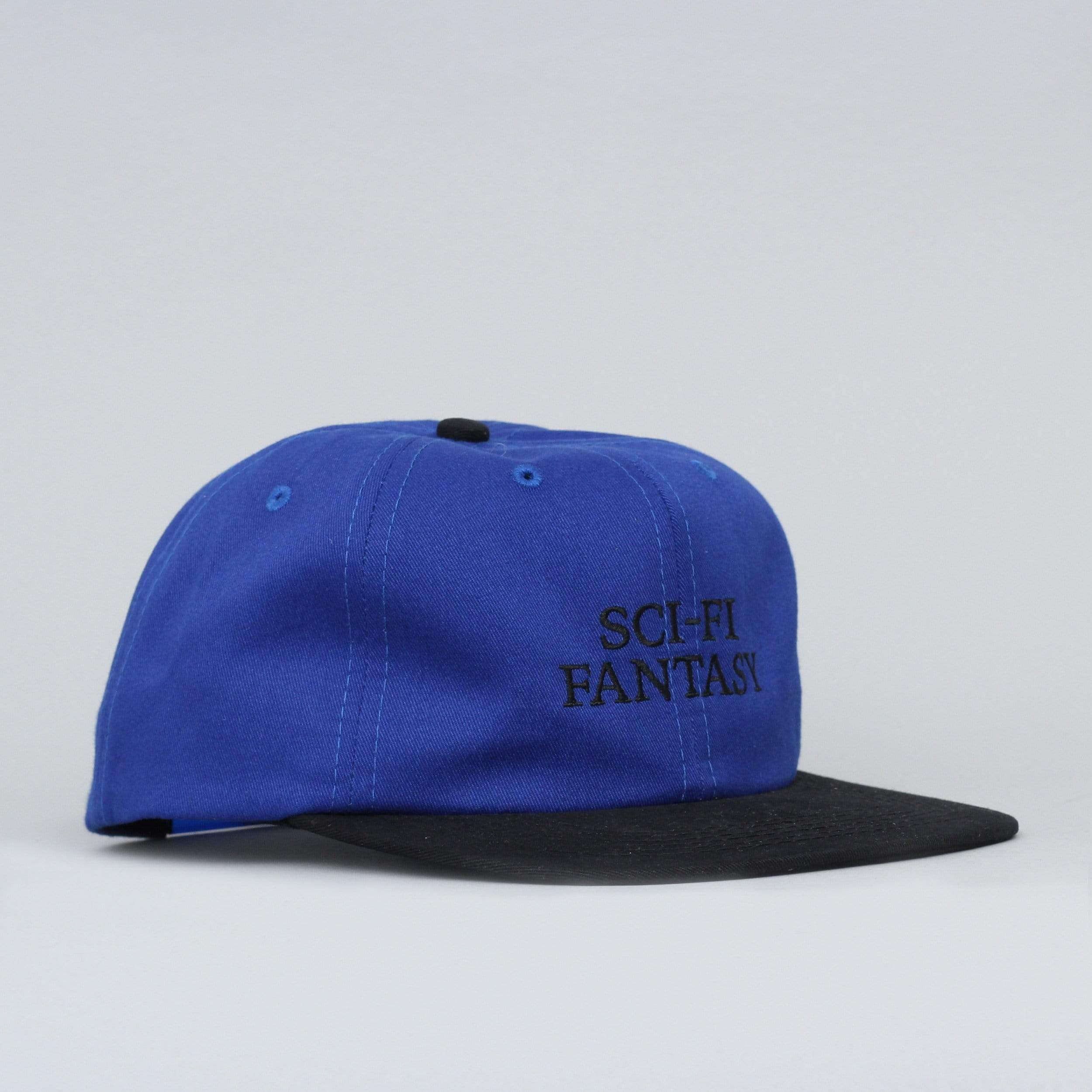 Sci-Fi Fantasy Logo Cap Slate Blue / Black – Slam City Skates